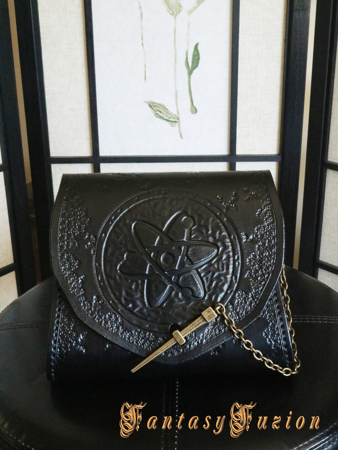 Space Steampunk Belt Pouch // Mage Druid Cosplay // Apothecary Leather ...