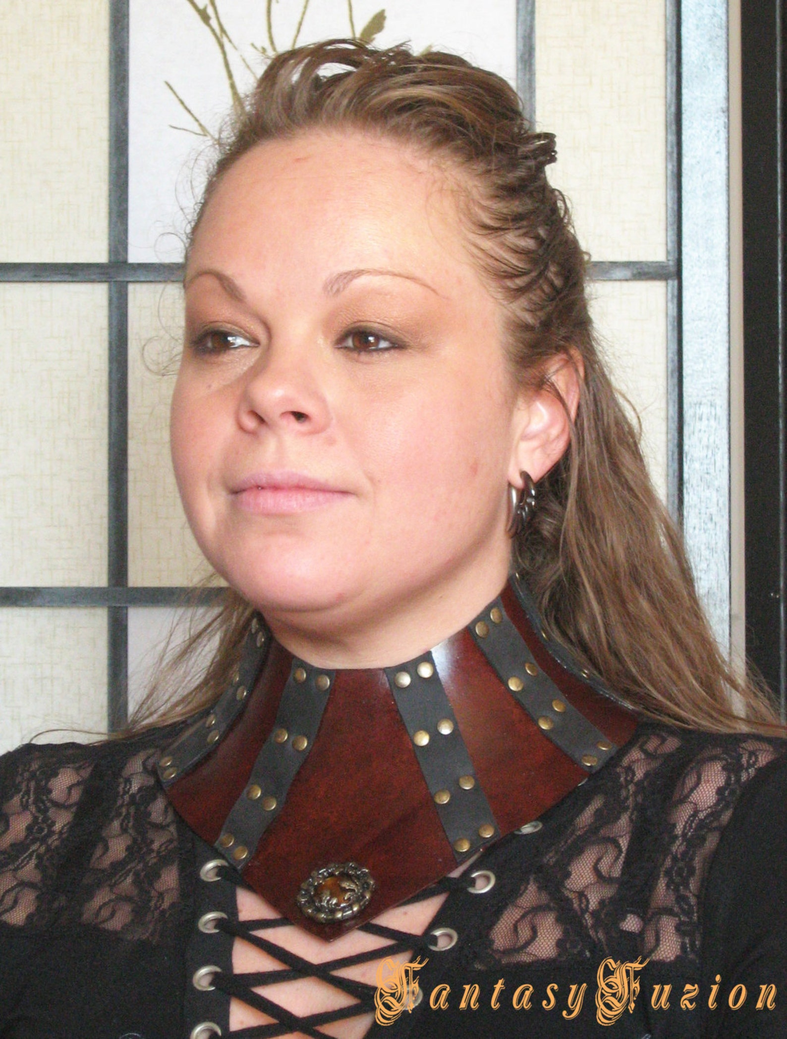 Steampunk Victorian Gothic Vampire Leather High Neck Classy - Etsy