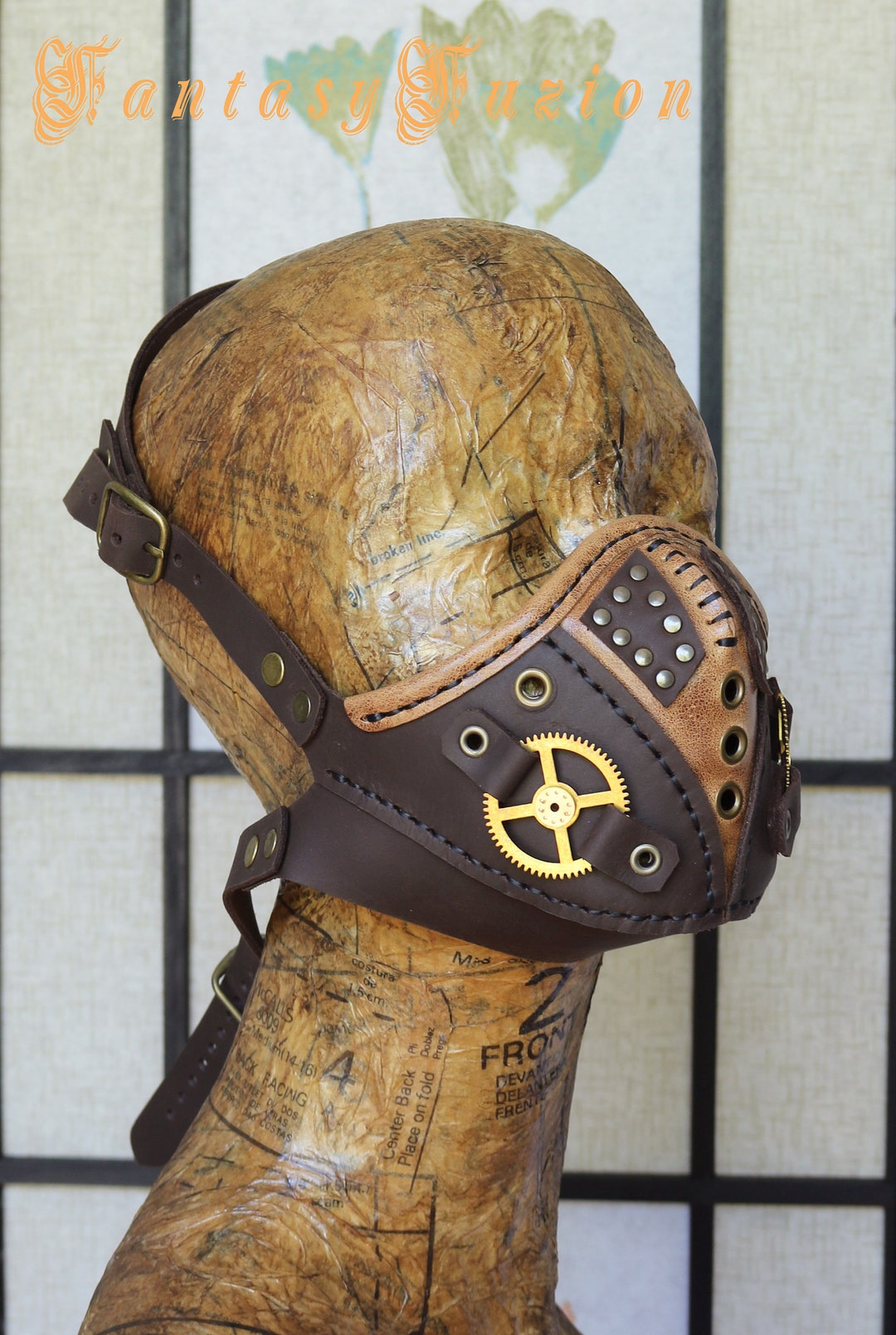 Steampunk Mask Cyber Post Apocalyptic Burning Man Respirator Mask ...