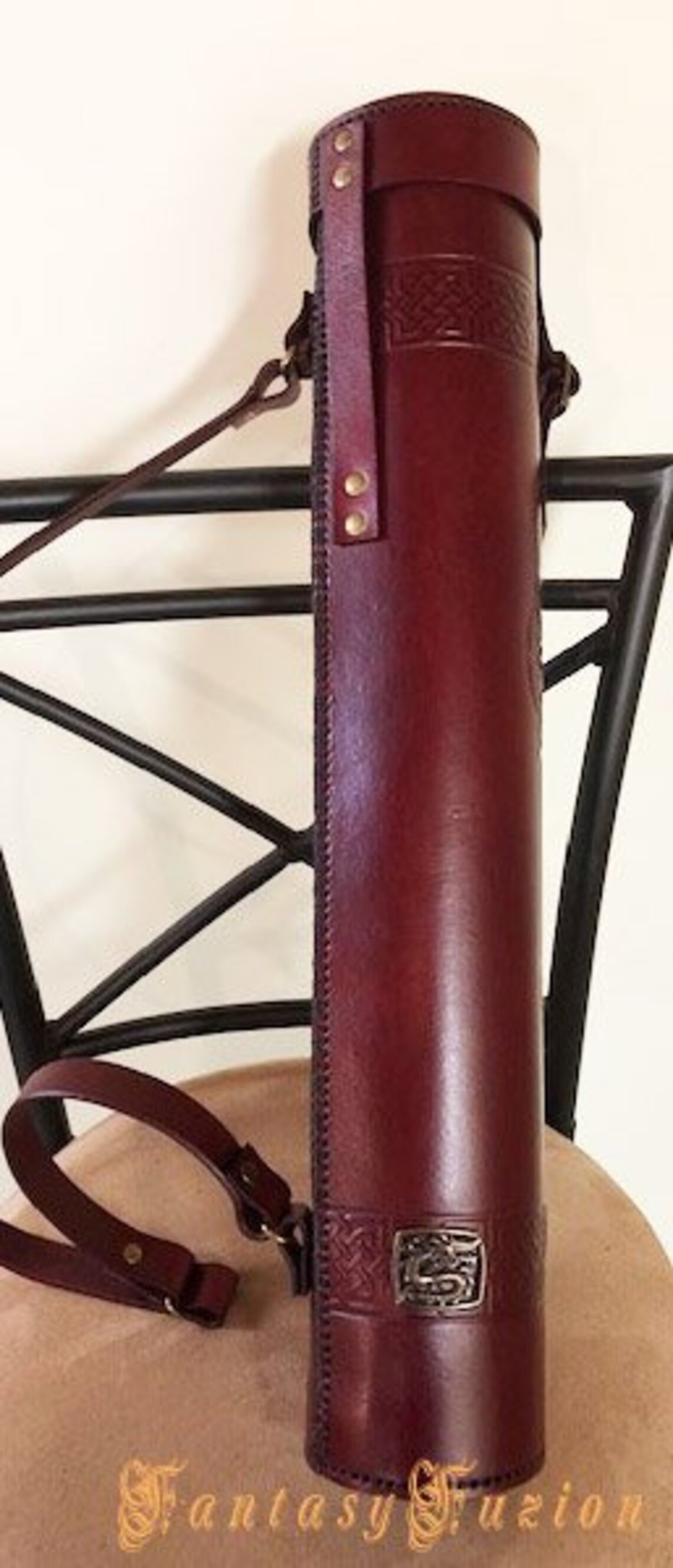 Leather Map Tube // Medieval Adventurer Hunter Map Pouch // - Etsy Canada