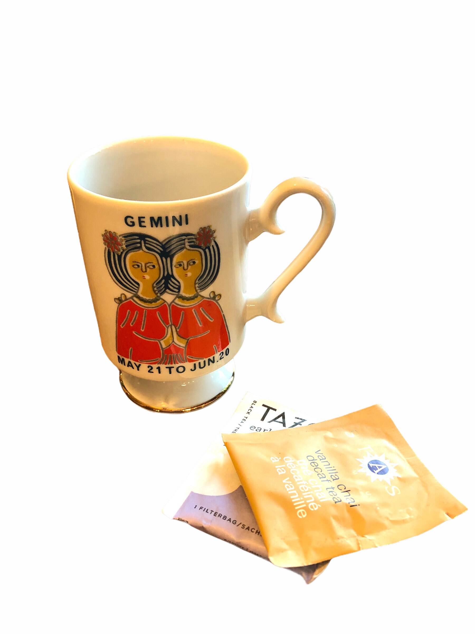 Vintage Gemini Mug - Retro Mid century Cup with Handle Made in Japan ...