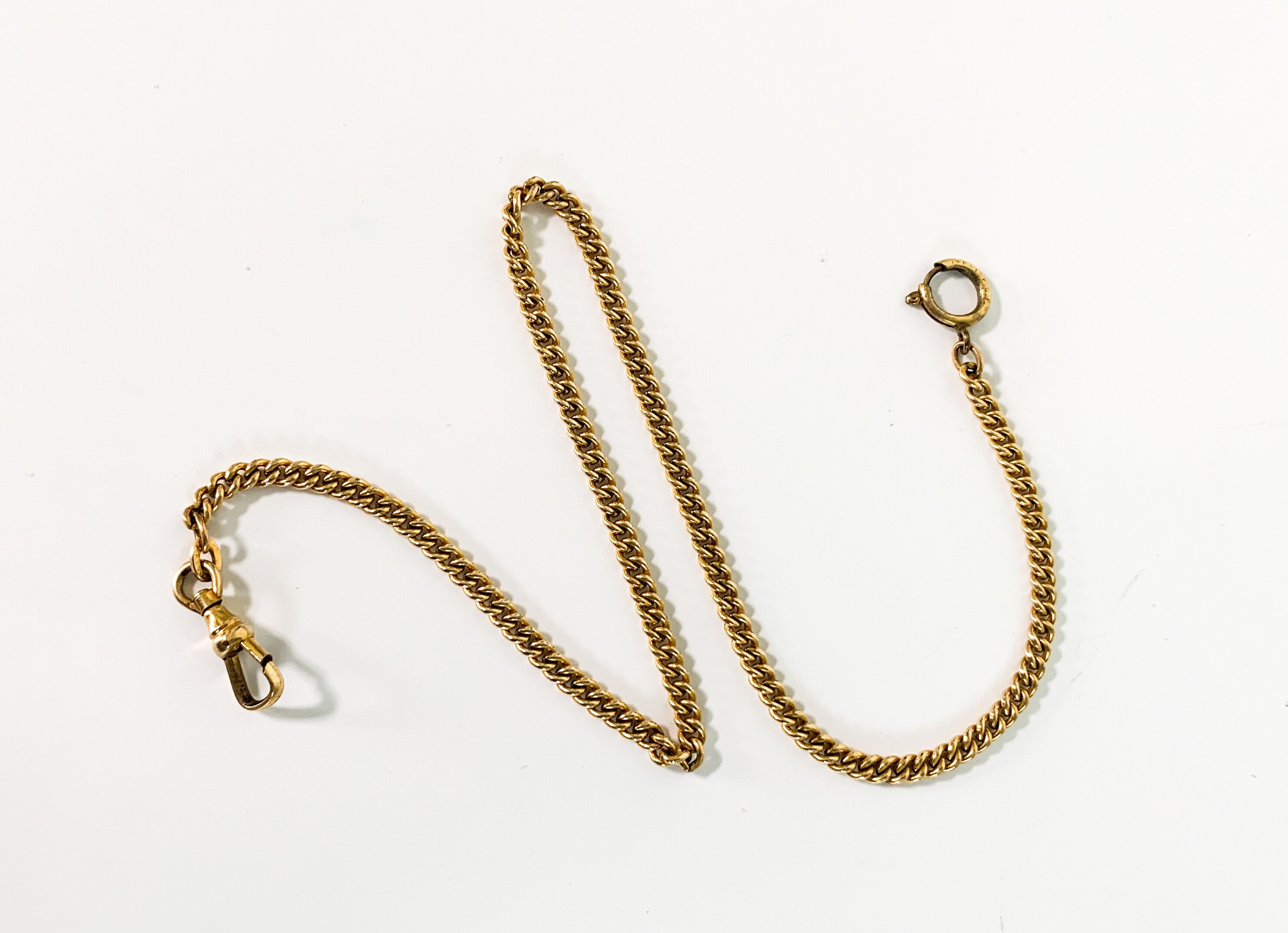 Vintage 12K Gold Filled FORSTNER Pocket Watch Chain - 13 Long Gold ... Vintage 12K Gold Filled FORSTNER Pocket Watch Chain - 13 Long Gold ...