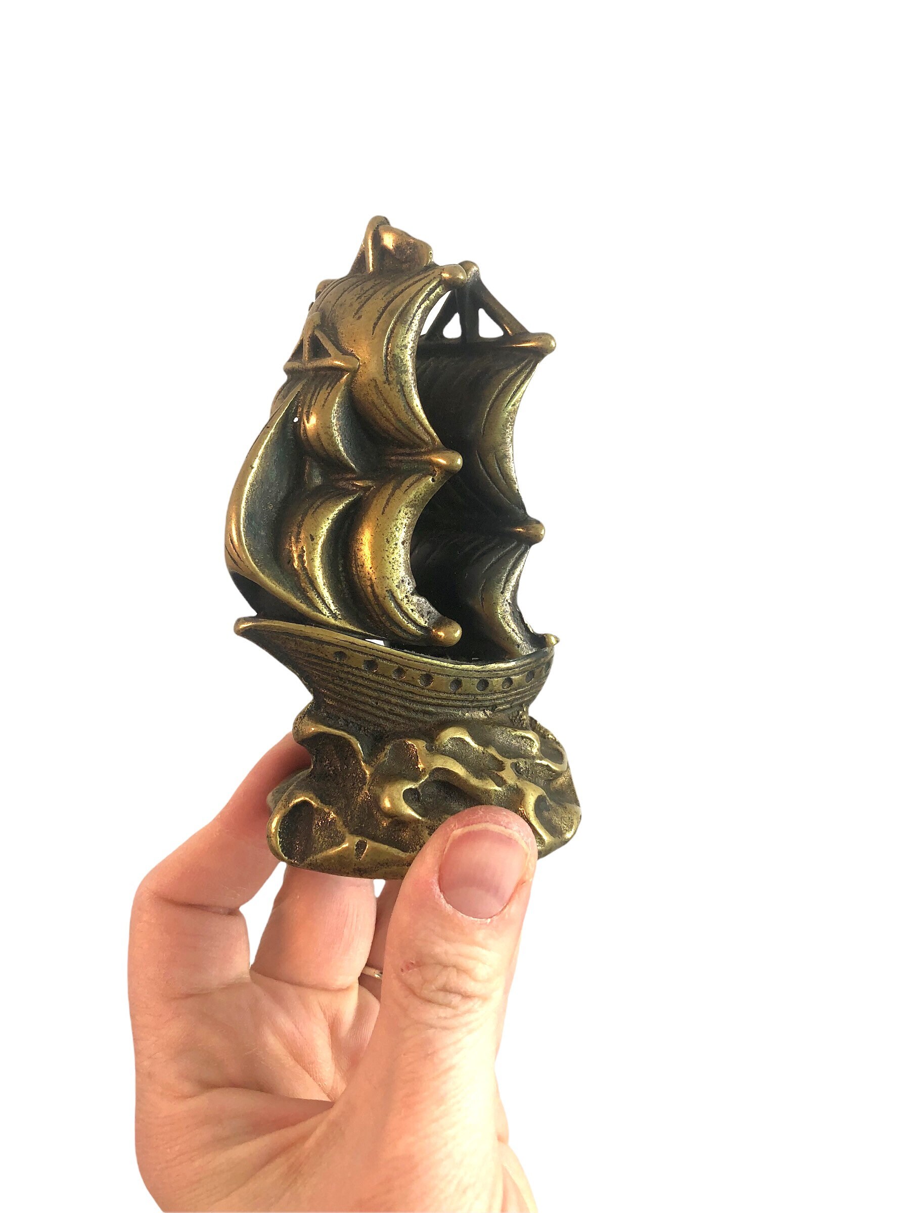 Vintage Brass Collection Cable Car Ship Quail/partridge | Etsy