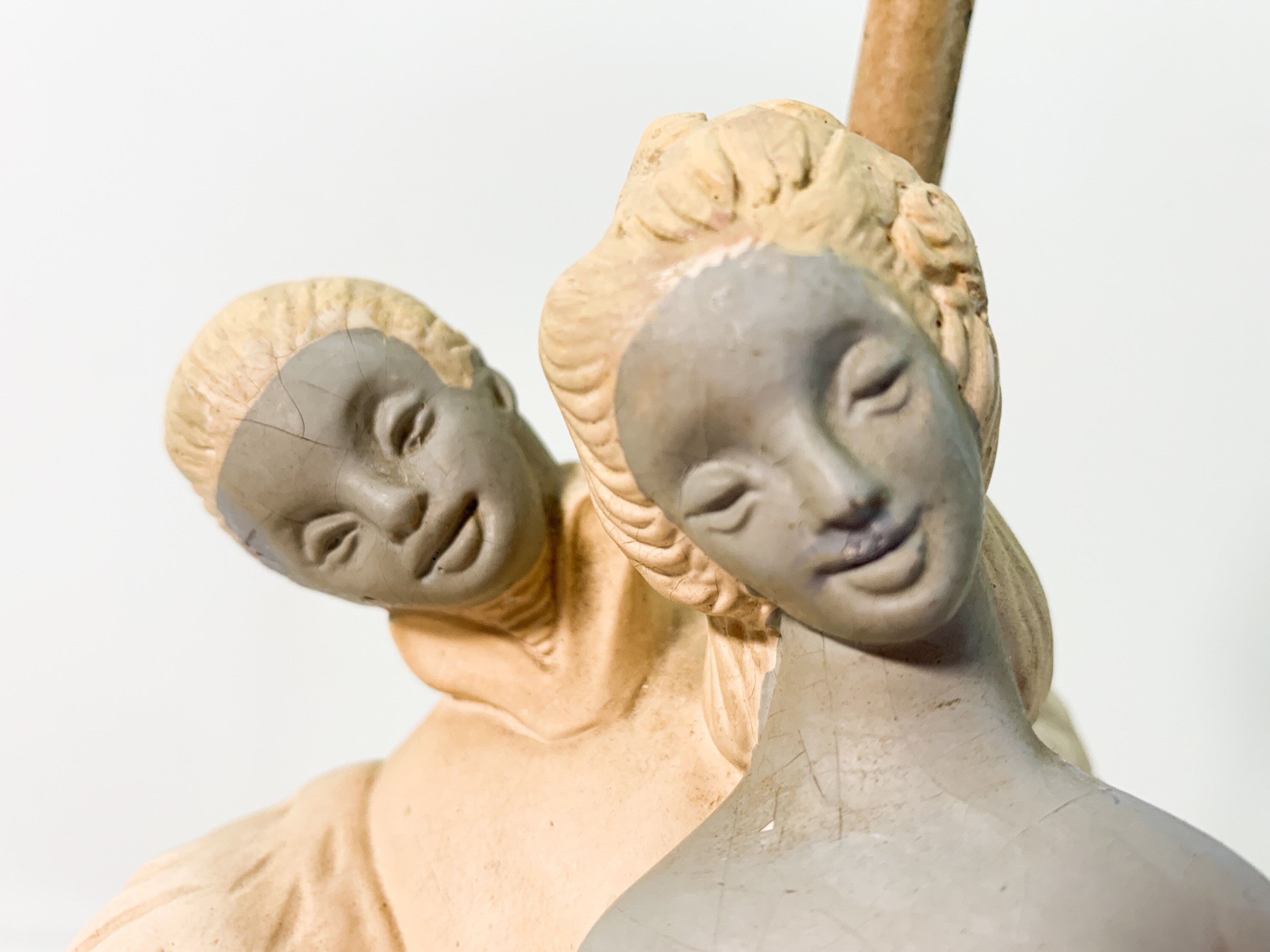 Vintage Pair Chalkware Ballerina Lamps - Kitsch Mid century Lighting ... Vintage Pair Chalkware Ballerina Lamps - Kitsch Mid century Lighting ...