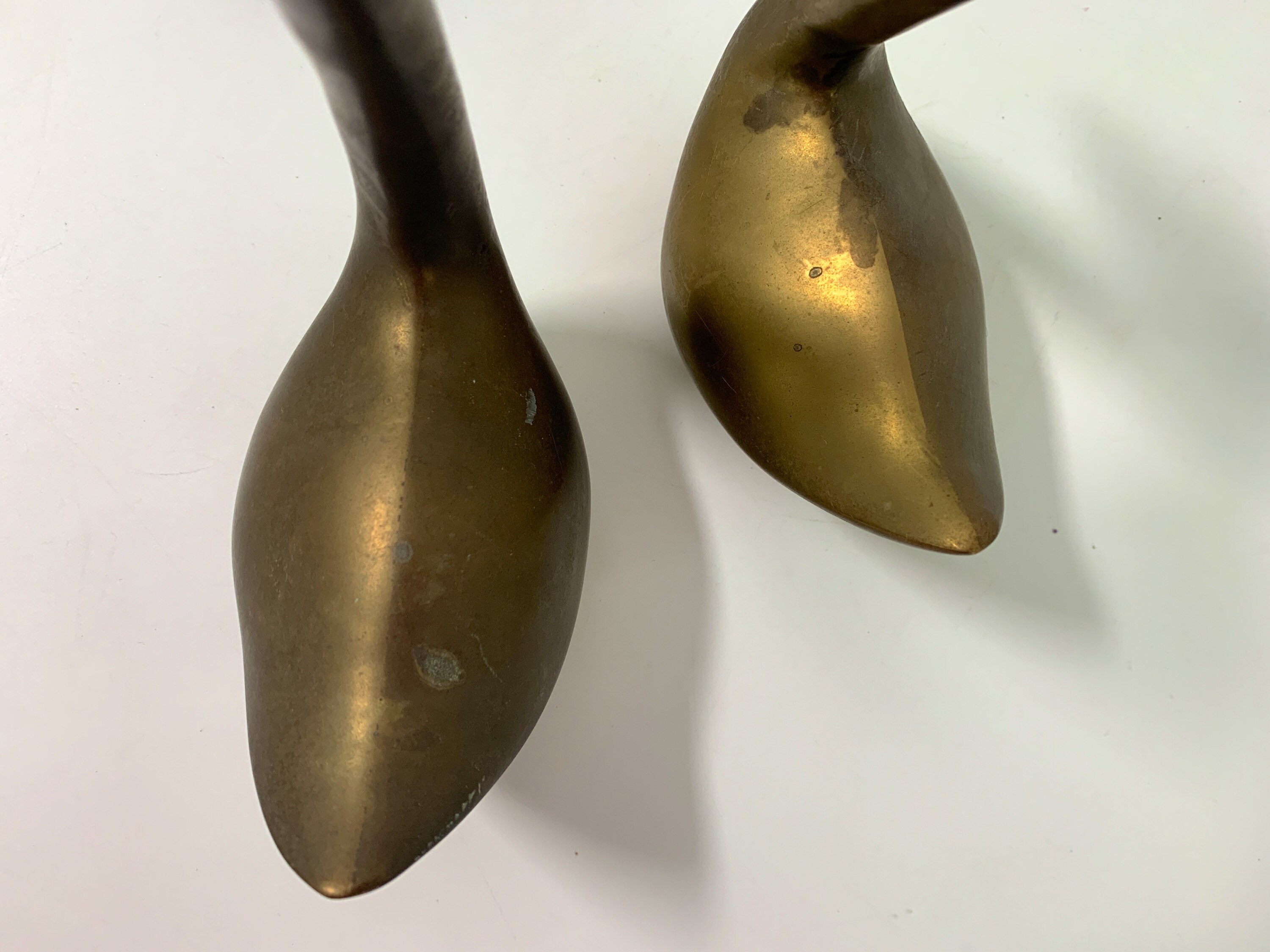 Brass birds - Retro Set of 2 Brass Swans - Pair of Graceful Birds ...