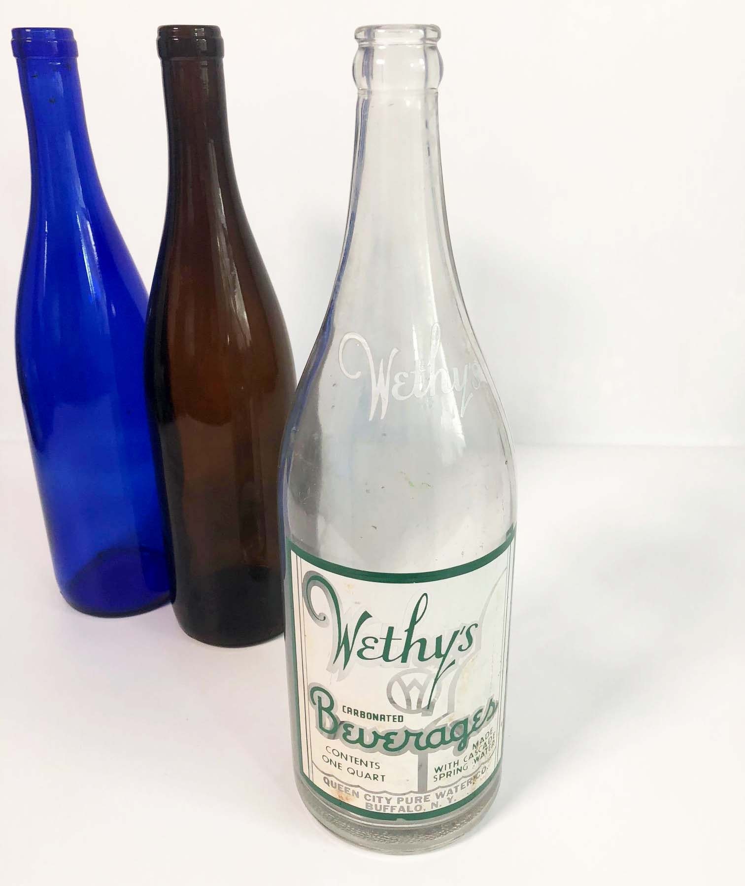 Vintage Wethy's Glass Bottle - Pop Soda Carbonated Beverages Bottles ...