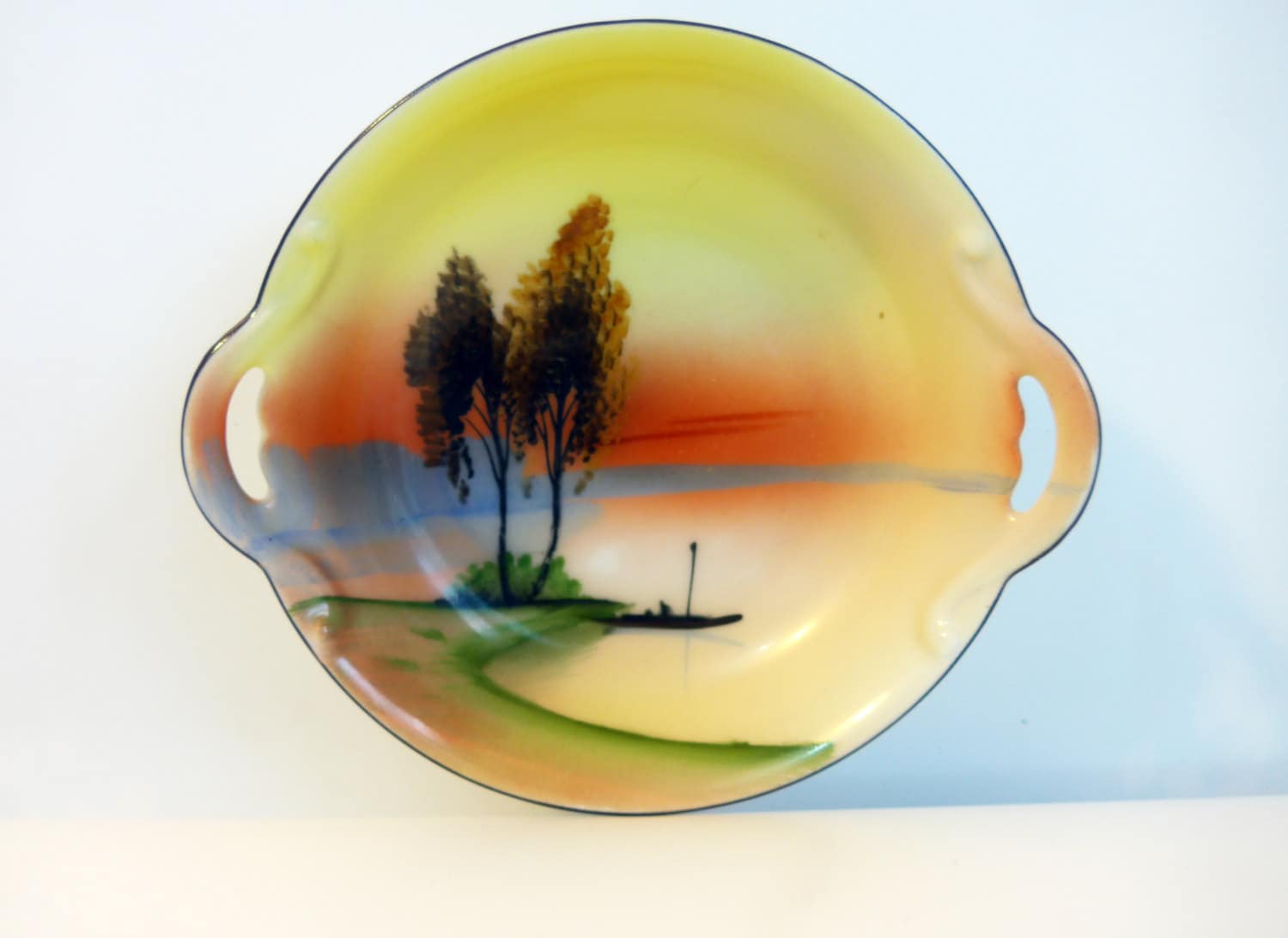 Antique Japanese Noritake Morimura Bowl or Dish w/ Small Handles ...