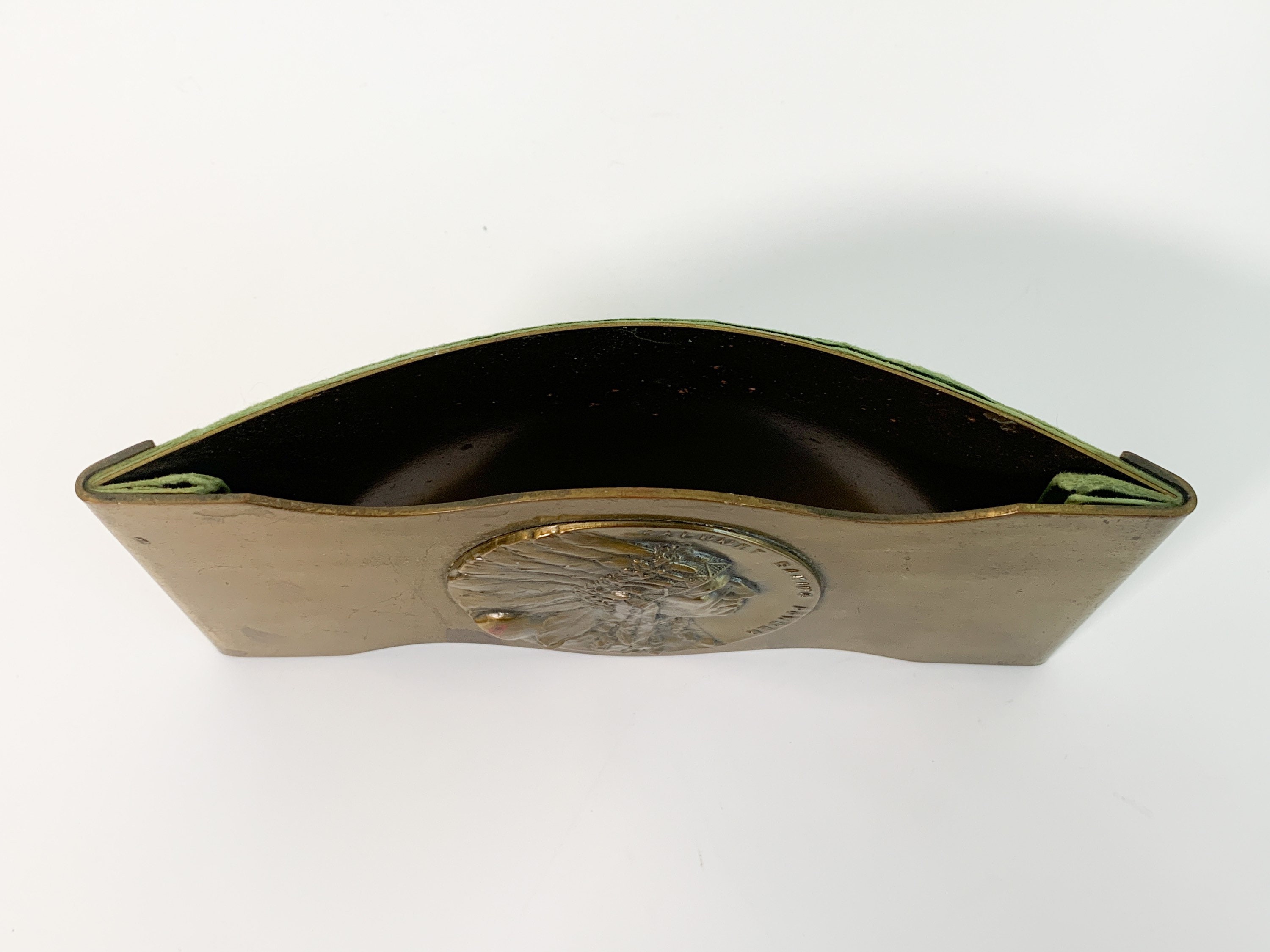 Antique Advertising Calumet Baking Powder Indian Chief Brass Circa ...