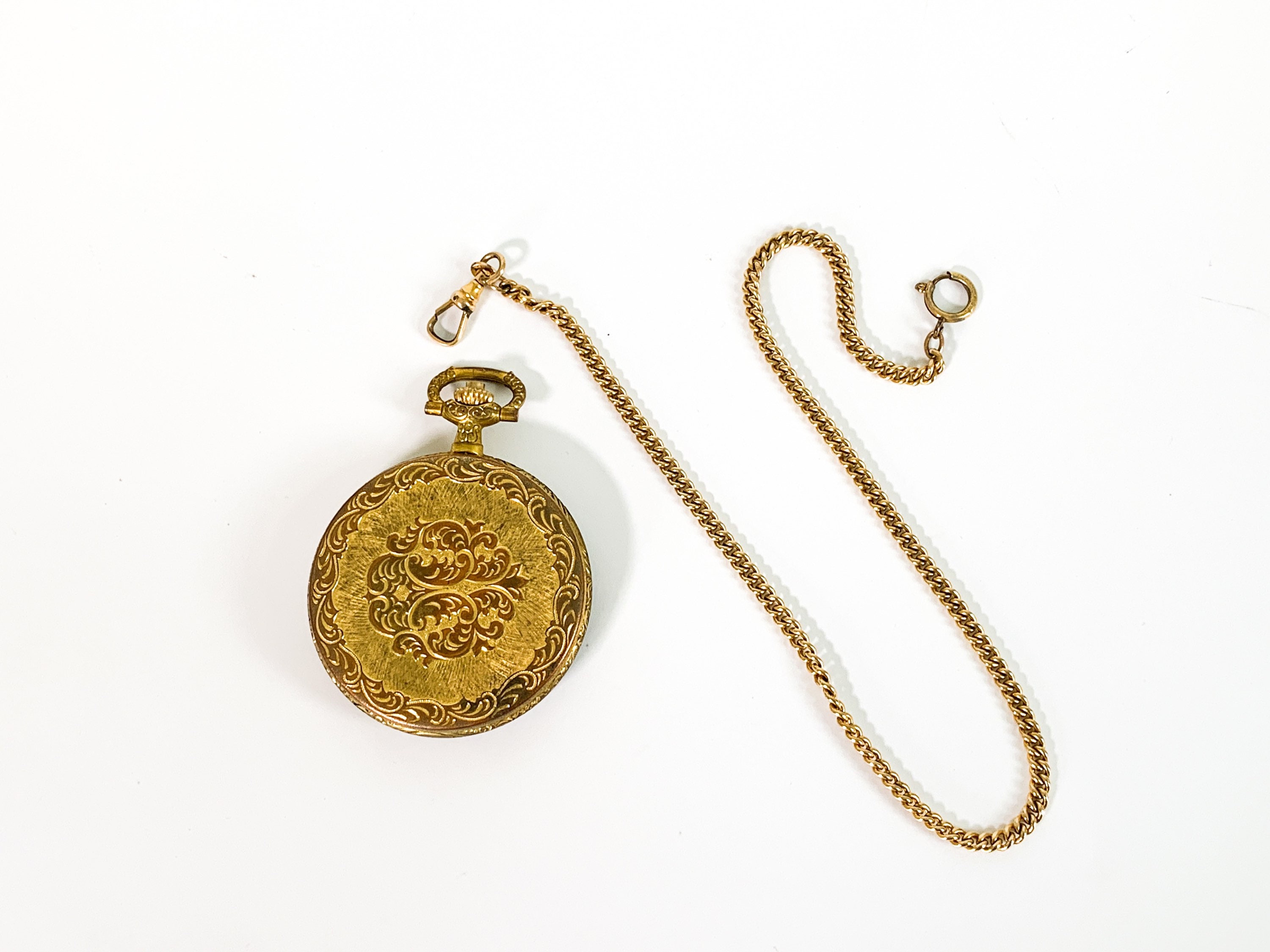 Vintage 12K Gold Filled FORSTNER Pocket Watch Chain - 13 Long Gold ... Vintage 12K Gold Filled FORSTNER Pocket Watch Chain - 13 Long Gold ...