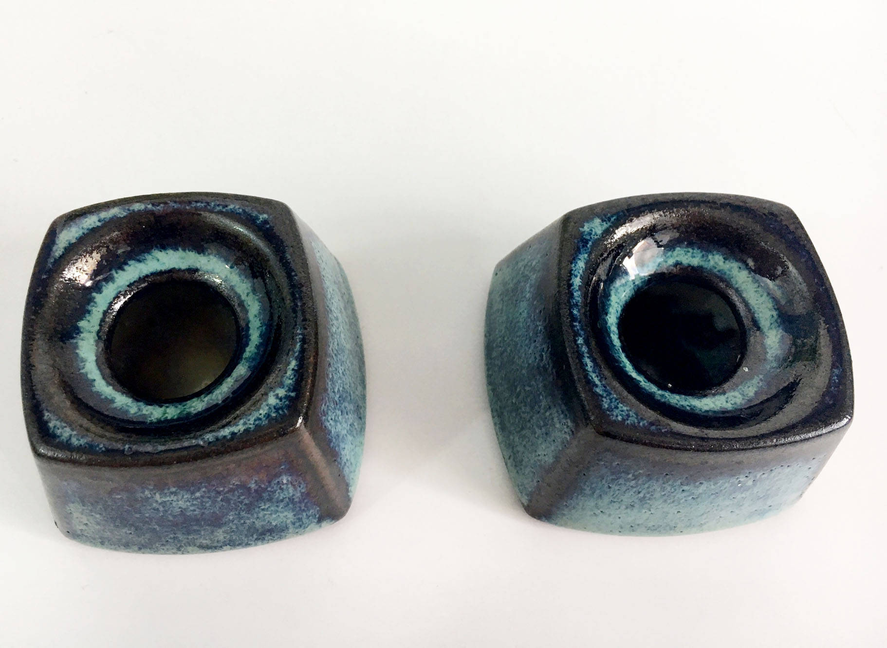 Vintage Stogo Denmark Candle Holders - Ceramic Pottery Danmark 420 ...