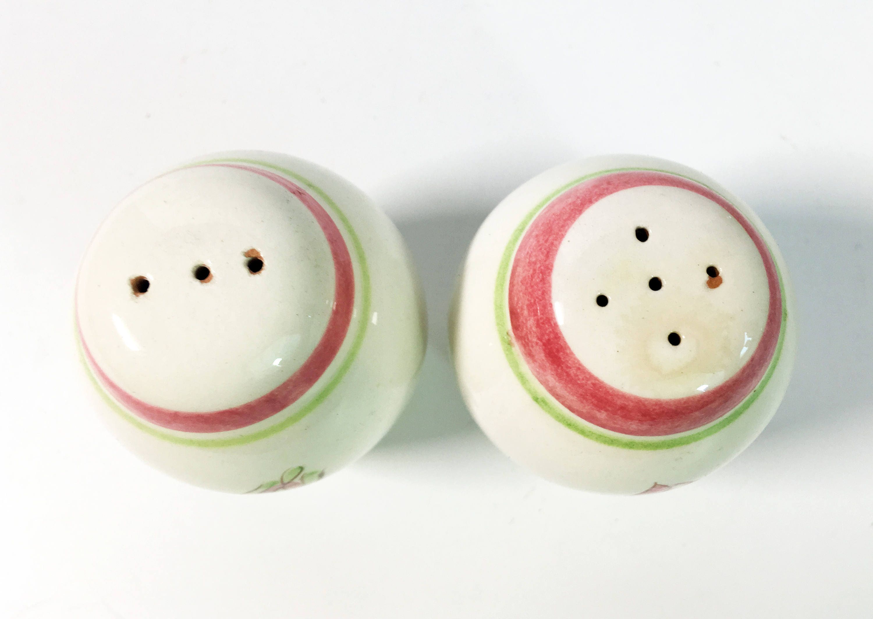 Mid Century Stangl Wild Rose Salt & Pepper Shaker Set - Vintage Pottery ...