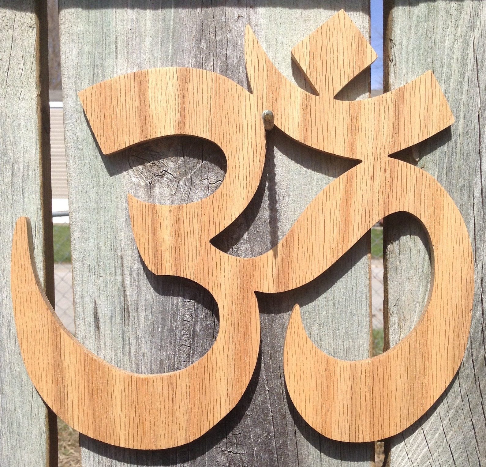 Om Symbol Wood Sign Yoga Artwork Yoga Wall Decor Meditation - Etsy