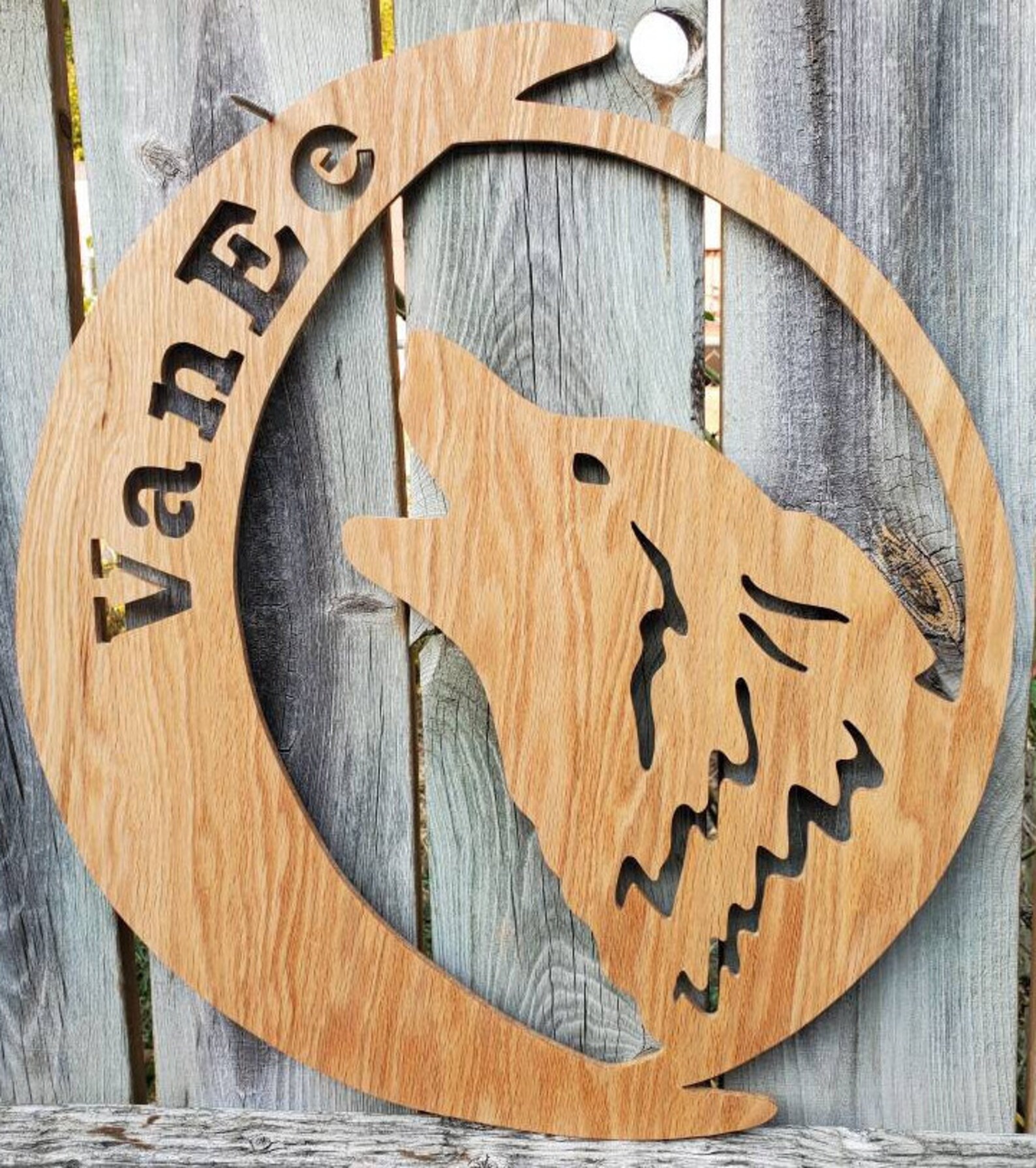 Personalized Wolf Sign Personalized Decor Wolf Lover Gift | Etsy