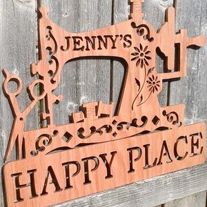 Personalized Sewing Machine Sign, Quilter Gift, Sewer Gift, Retirement ...