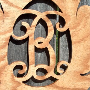 Owl Monogram Wood Sign Personalized Decor Owl Decor Owl - Etsy