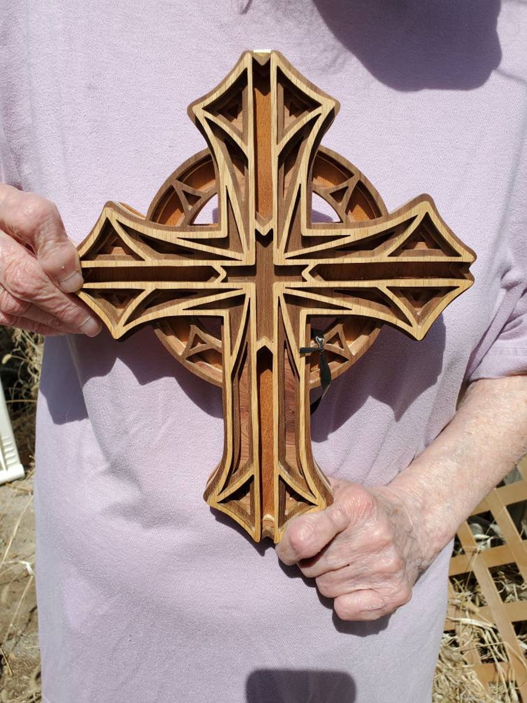 Wooden Cross Wall Decor, Wall Decor Wood, Retirement Gift, Wooden ...