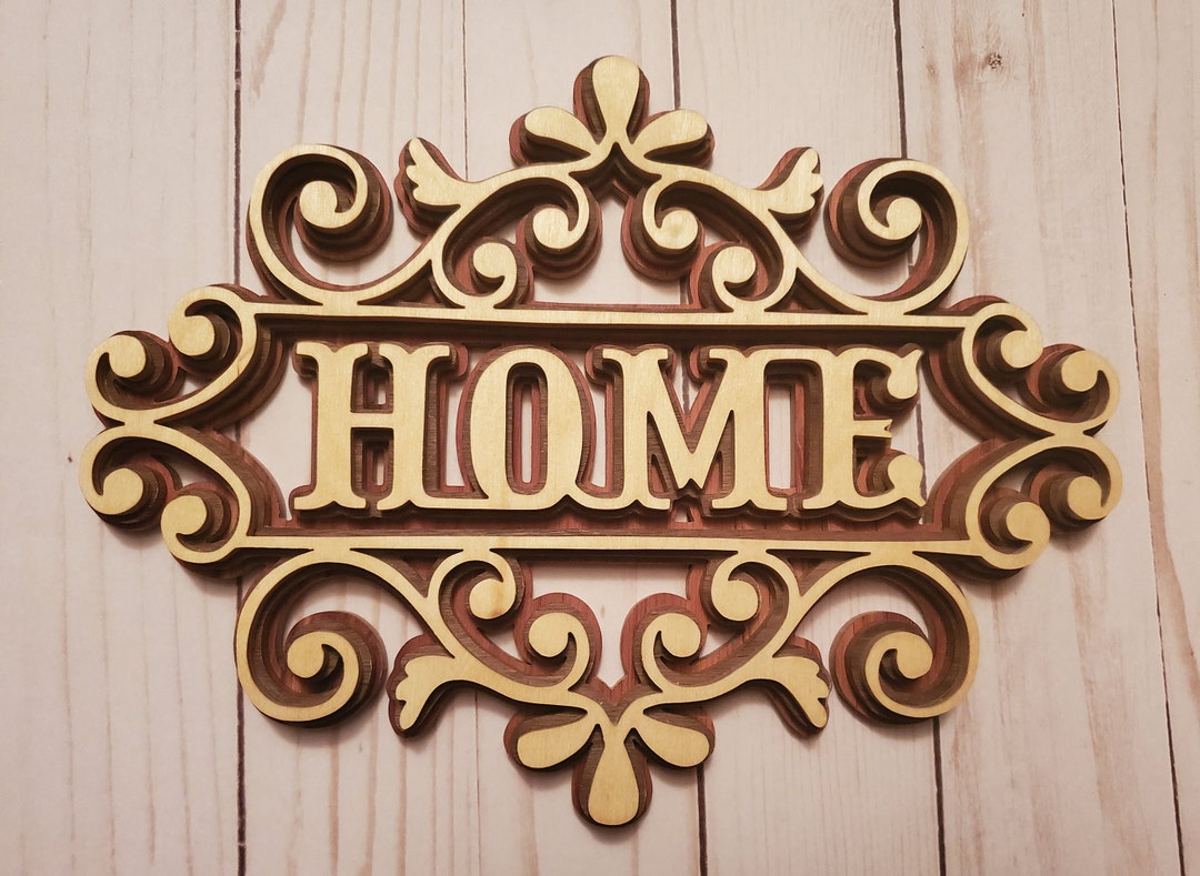 Home Wood Sign, Wedding Gift, Anniversary Gift, Housewarming Gift ...