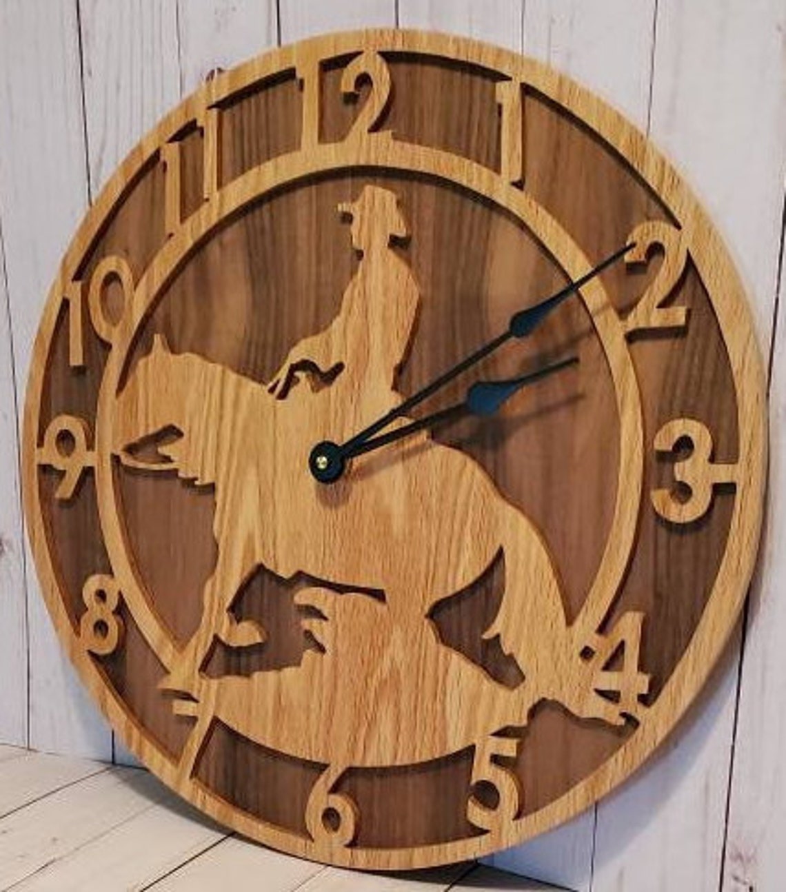 Cowboy Wall Clock Cowboy Decor Western Decor Western Gifts - Etsy