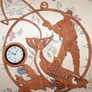 Fisherman Gift, Fishing Wall Clock, Fishing Decor, Retirement Gift Idea ...