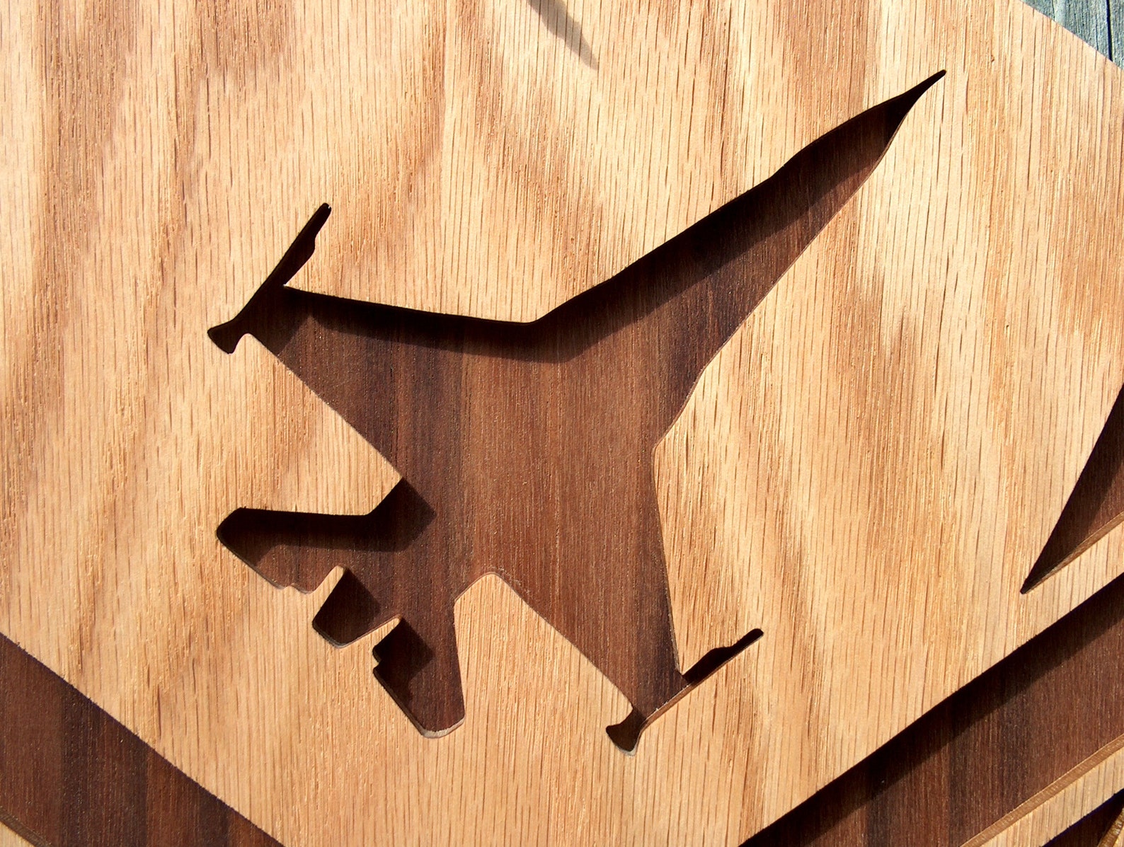 Air Force Wood Sign: Scroll Saw Veteran Gift, Oak & Walnut - Etsy