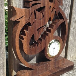 Dragon Desk Clock, Dragon Decor, Medieval Decor, Dragon Gifts, Fantasy ...