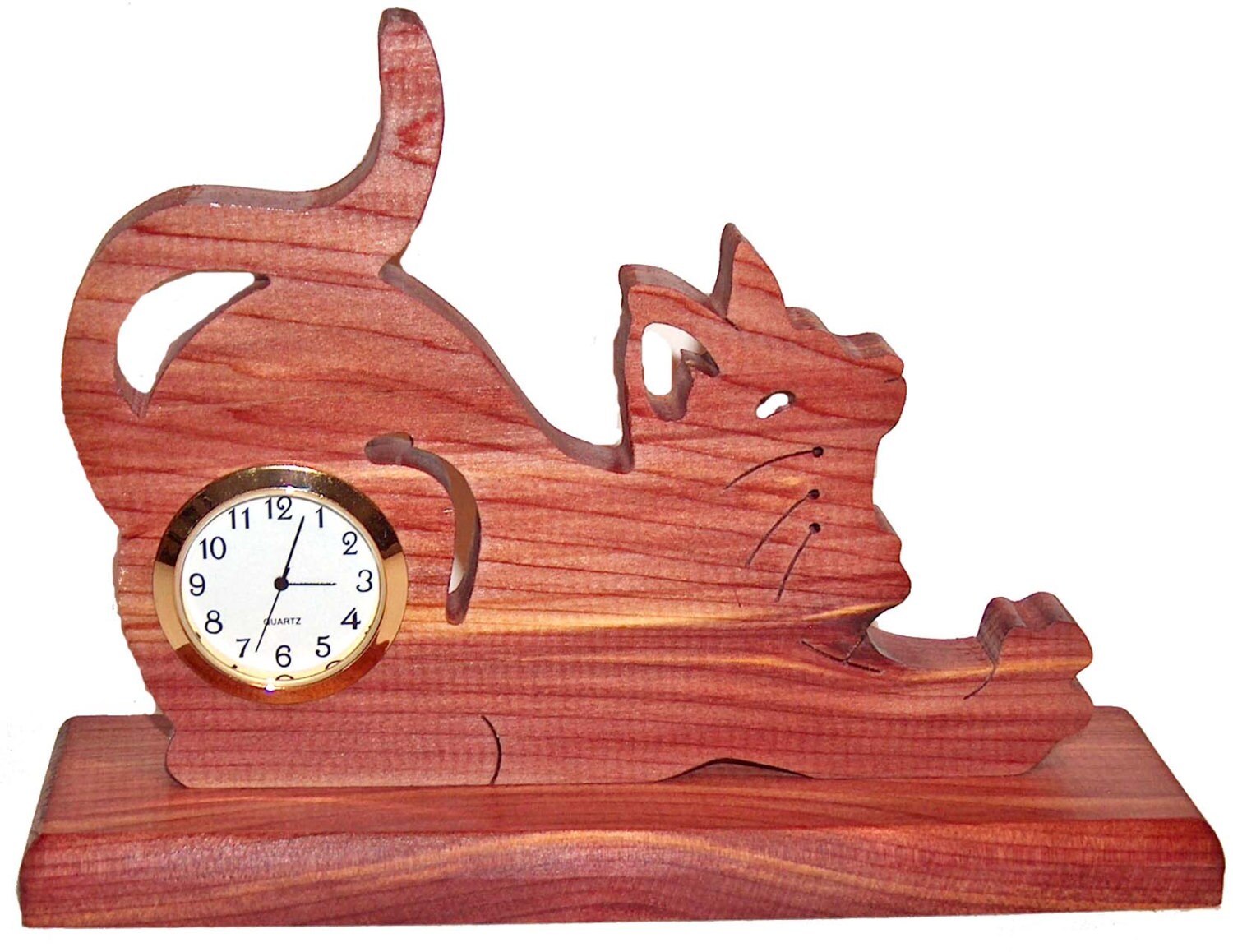 Cat Desk Clock Pet Parent Gift Cat Lover Gift Anniversary | Etsy