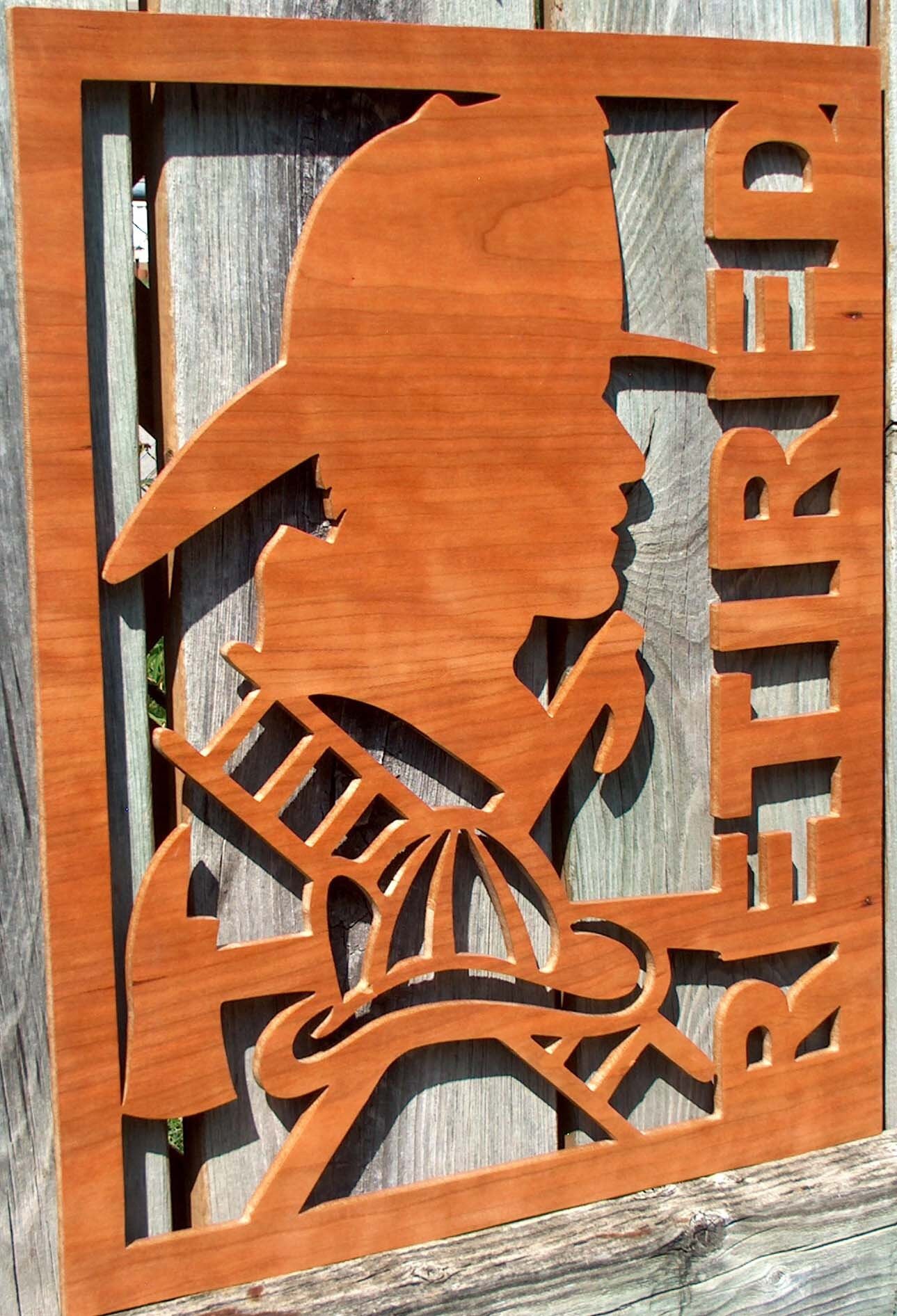 Firefighter Retirement Gift Fireman Wood Sign Firefighter | Etsy