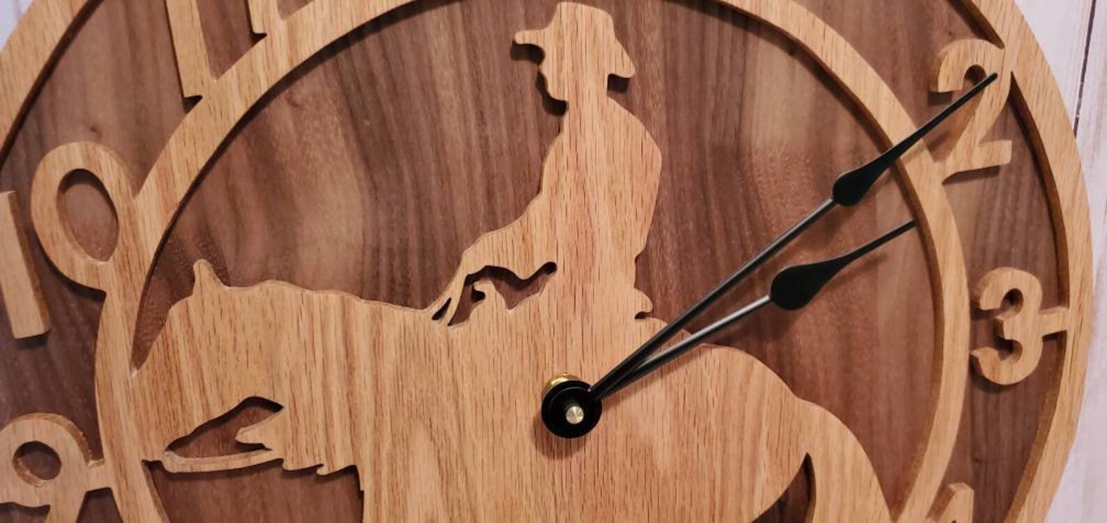 Cowboy Wall Clock Cowboy Decor Western Decor Western Gifts - Etsy