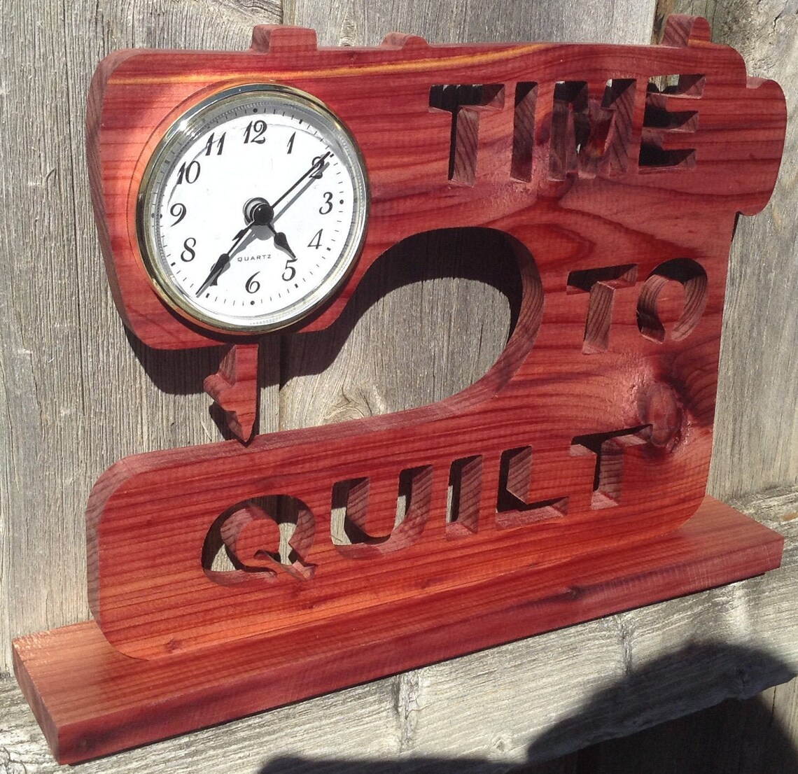 Quilting Wood Clock Sewing Room Decor Craft Room Clock | Etsy