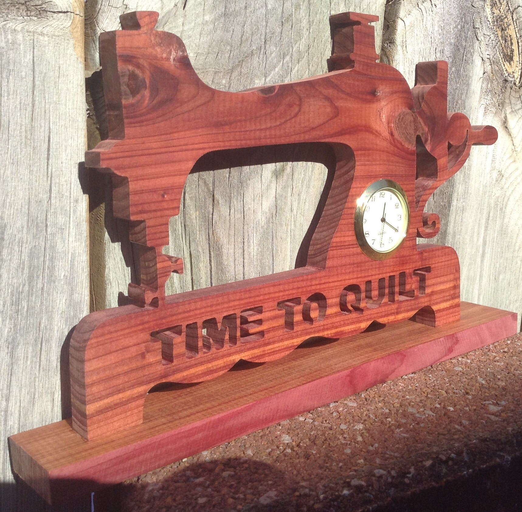 Quilting Wood Clock Sewing Room Decor Craft Room Clock - Etsy