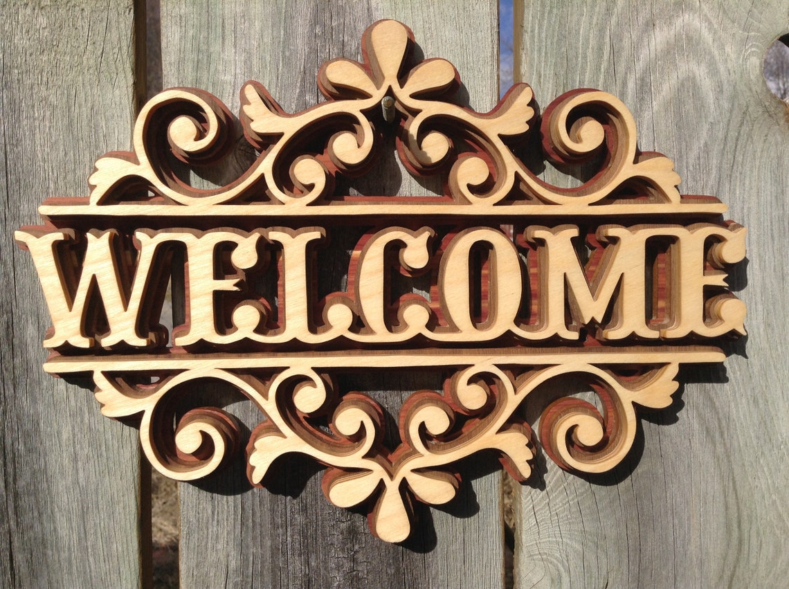 Welcome Wood Sign Welcome Sign Wedding Entryway Sign | Etsy