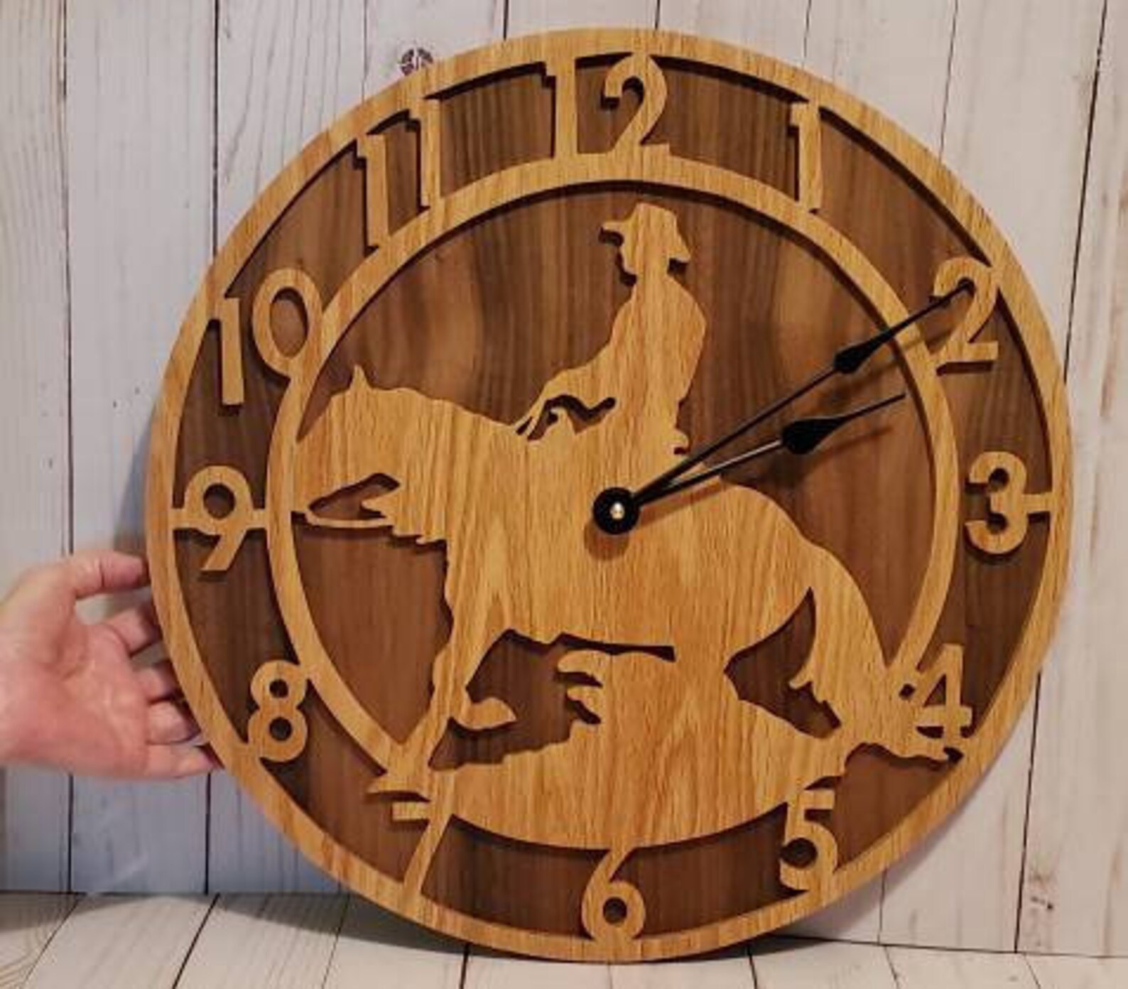 Cowboy Wall Clock Cowboy Decor Western Decor Western Gifts - Etsy