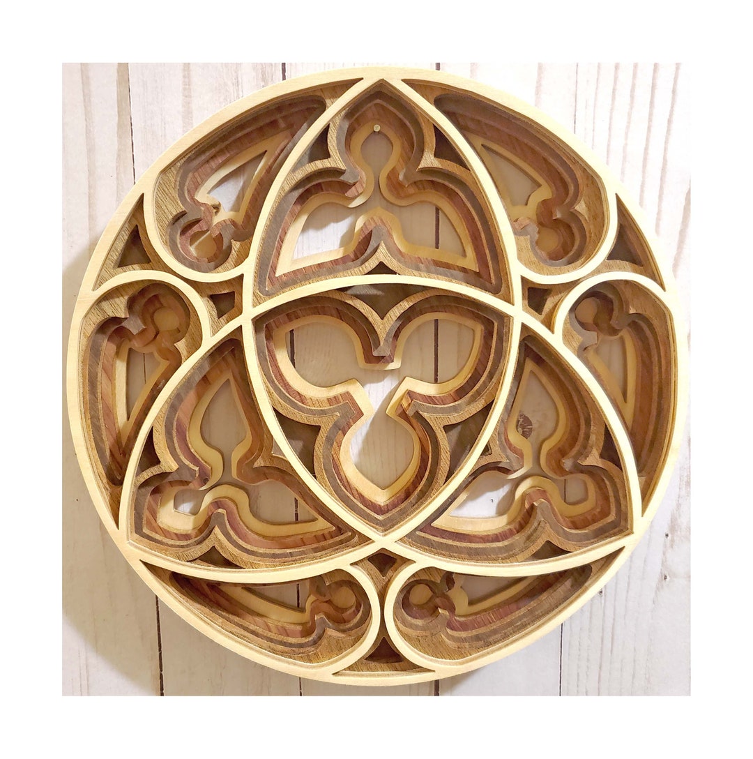 Gothic Wall Art, Gothic Rose Window, Gothic Home Decor, Anniversary ...