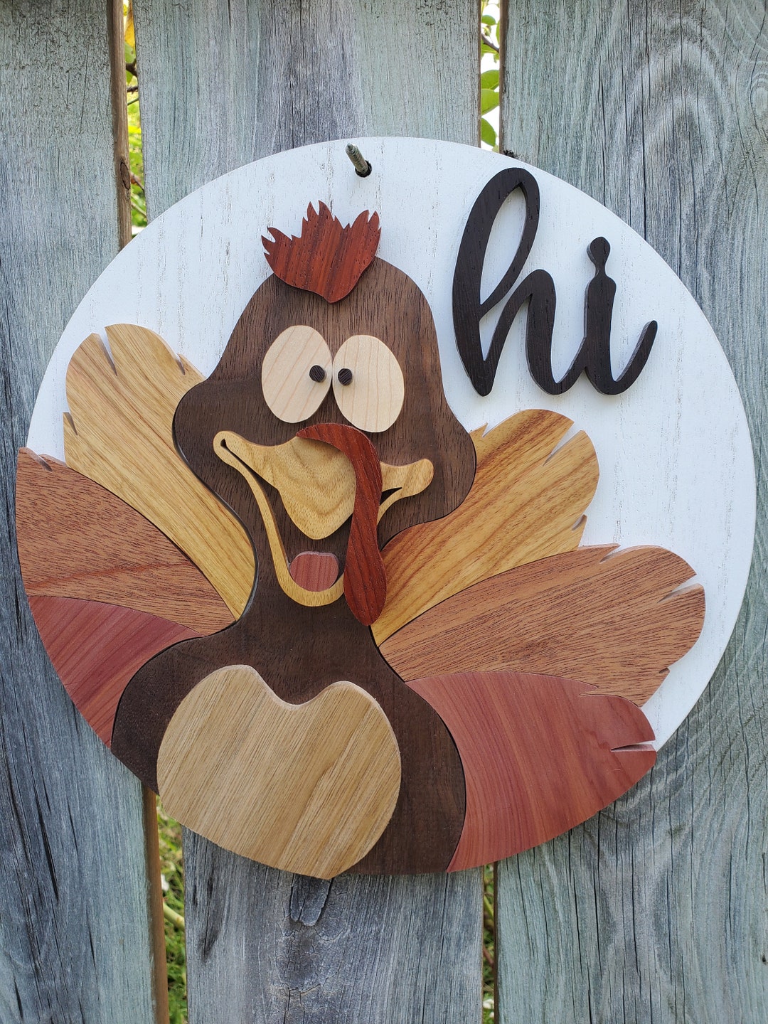 Turkey Door Hanger, Silly Turkey, Thanksgiving Door Hanger, Fall Hanger ...