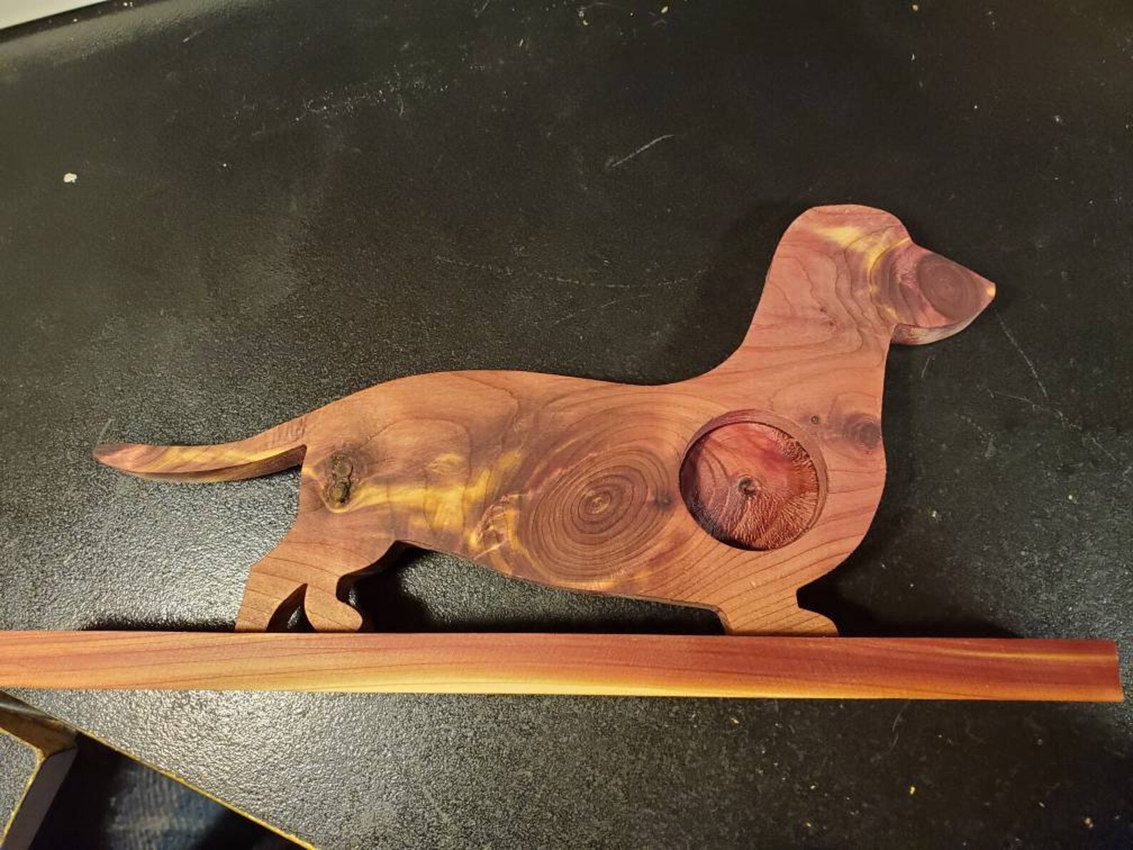 Dachshund Desk Clock Dachshund Gift Idea Wood Clock Pets | Etsy