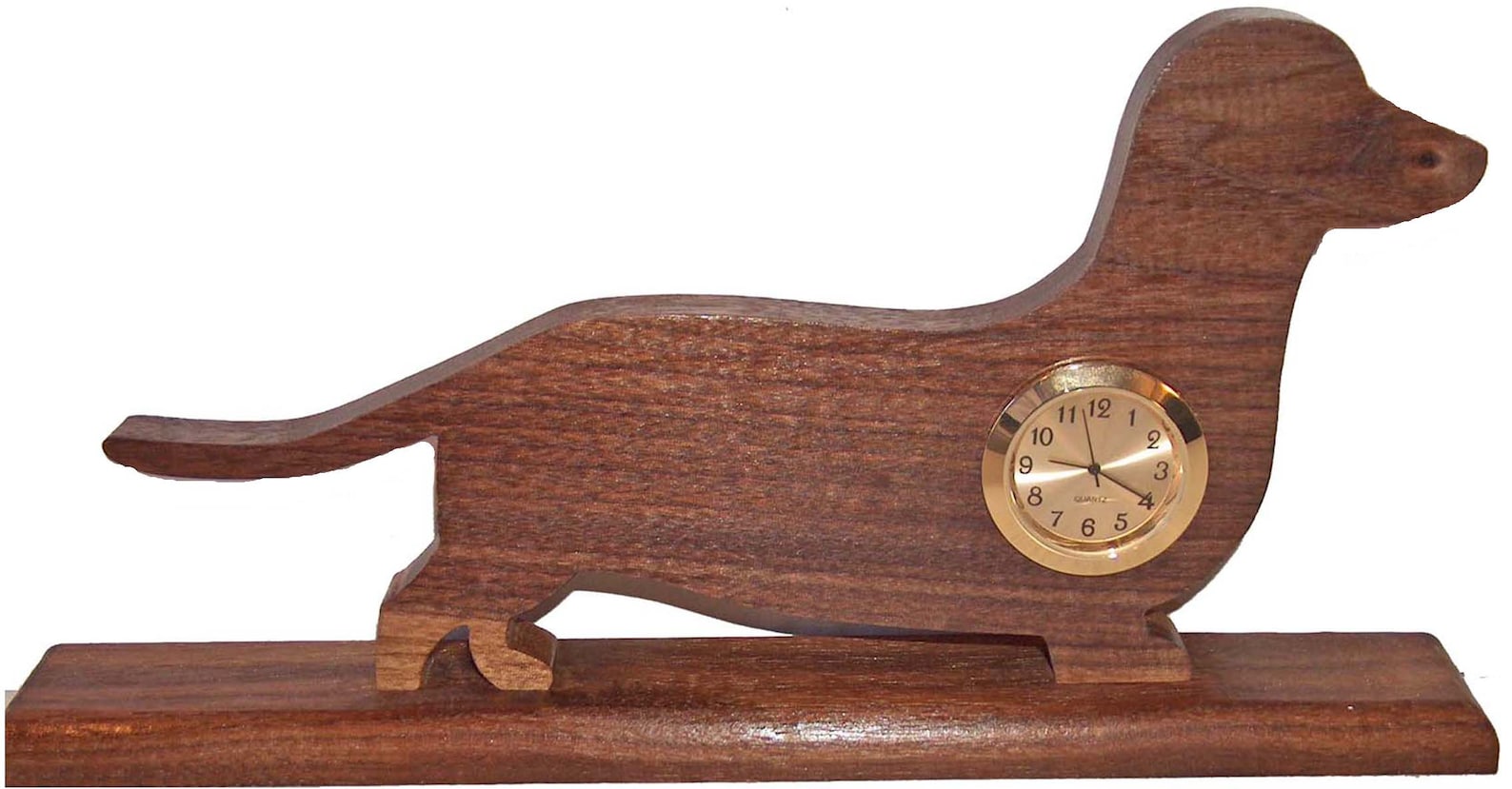 Dachshund Desk Clock Dachshund Gift Idea Wood Clock Pets | Etsy