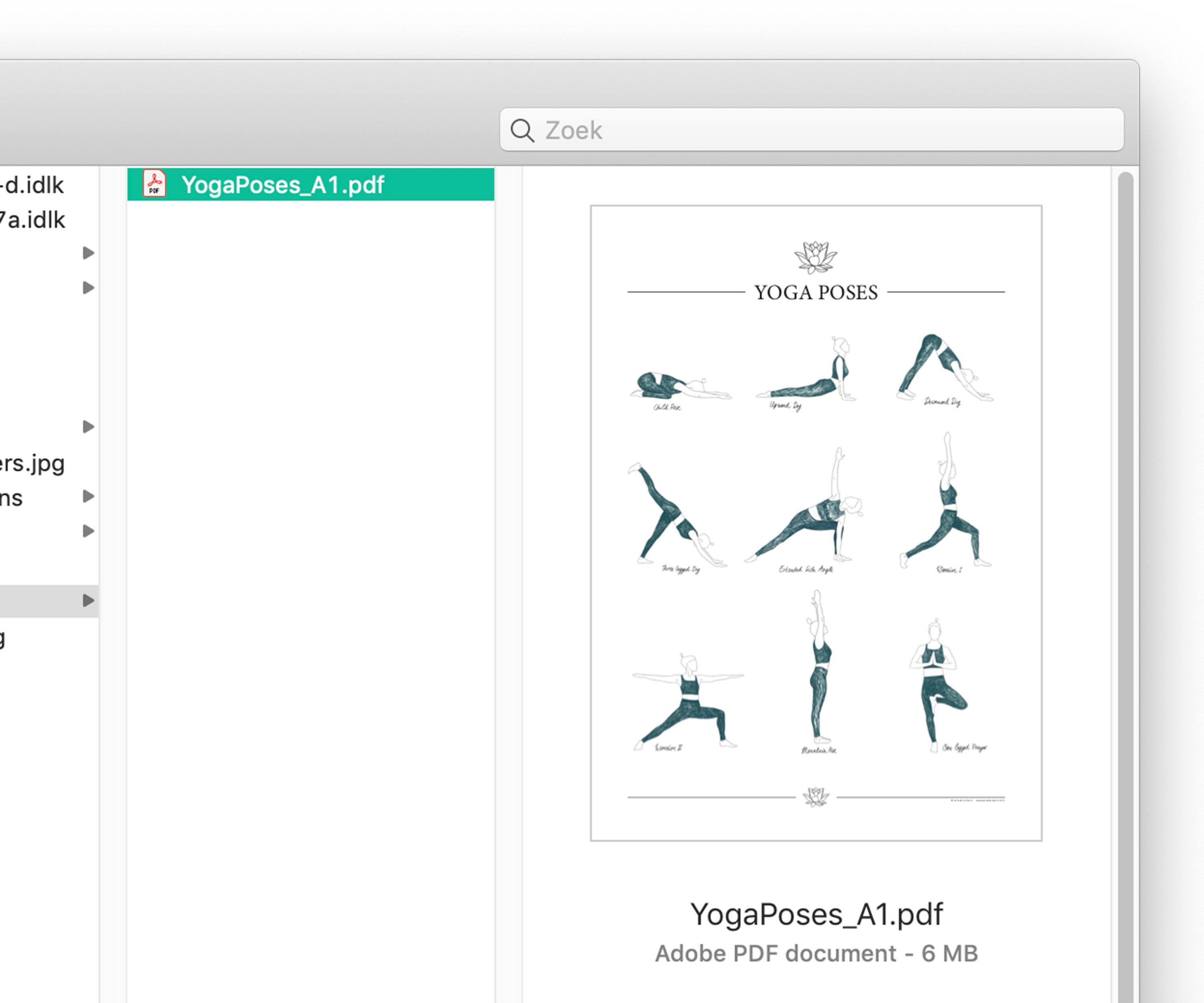 Hand Drawn Yoga Poses A1 Poster Instant Download - Etsy