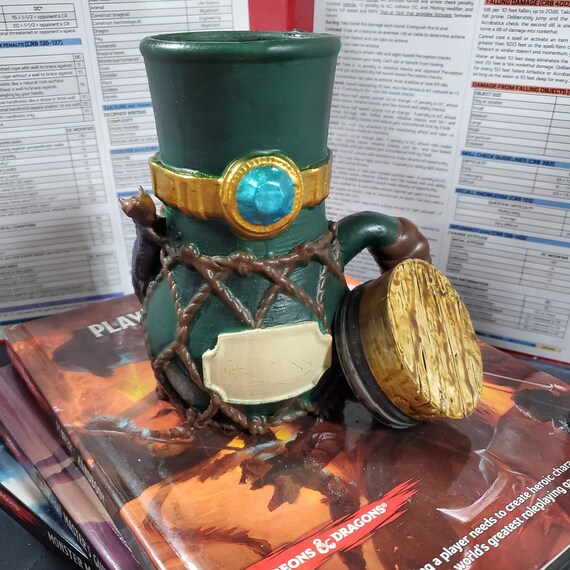 Mythic Mug Wizard 3D Printed Hand Painted TTRPG Prop - Etsy