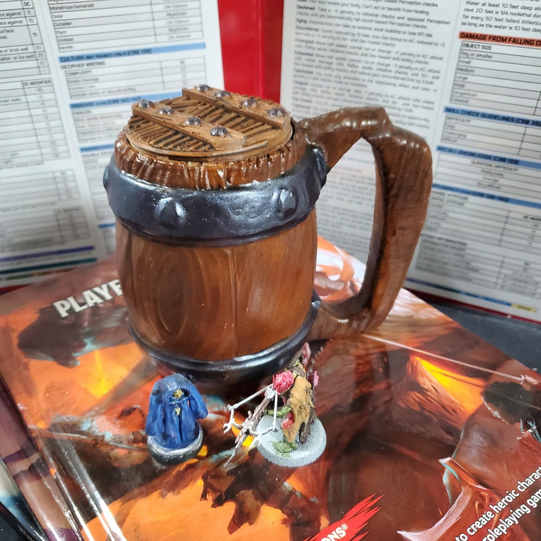 Mythic Mug Tavern Mug 3D Printed Hand Painted TTRPG - Etsy