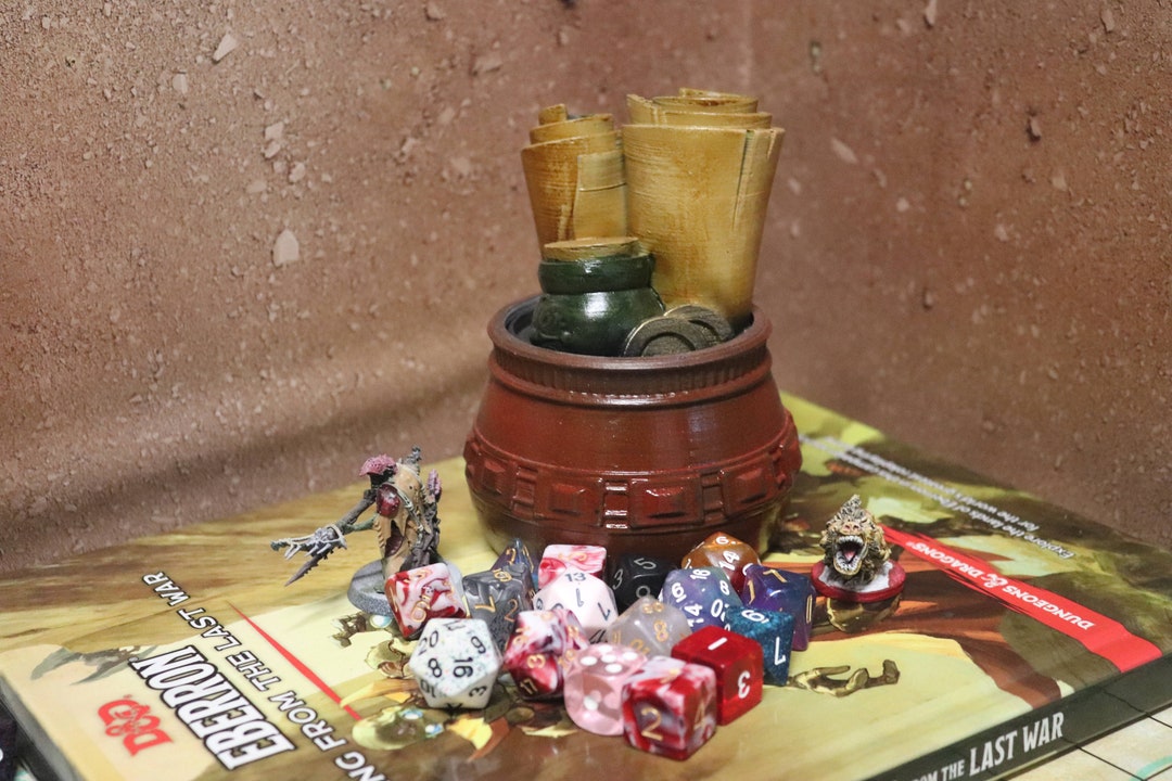 Merchant Mythic Dice 3D Printed Hand Painted TTRPG - Etsy