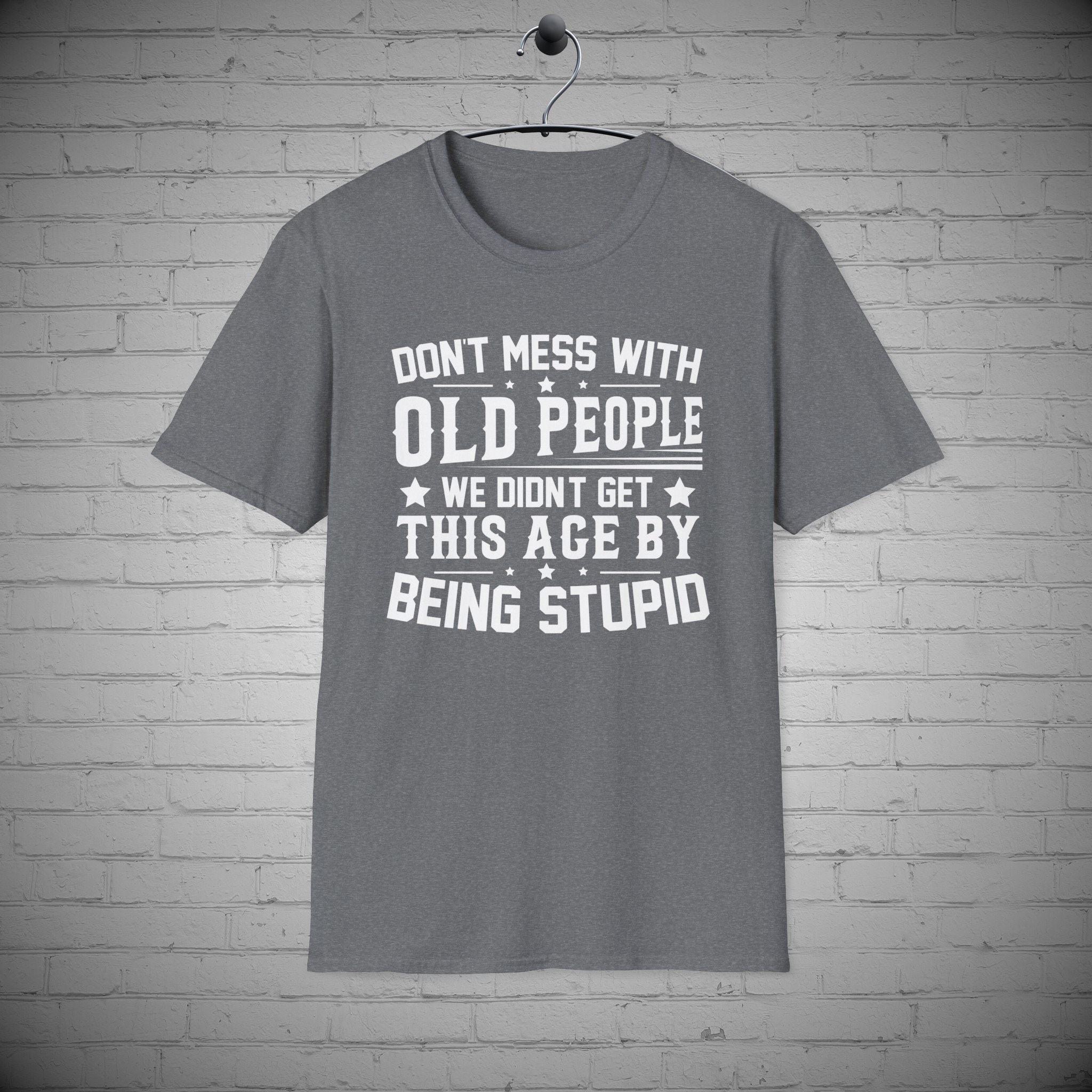 Funny Senior Citizen T-shirt, Old People Tee, Don't Mess With Old ...