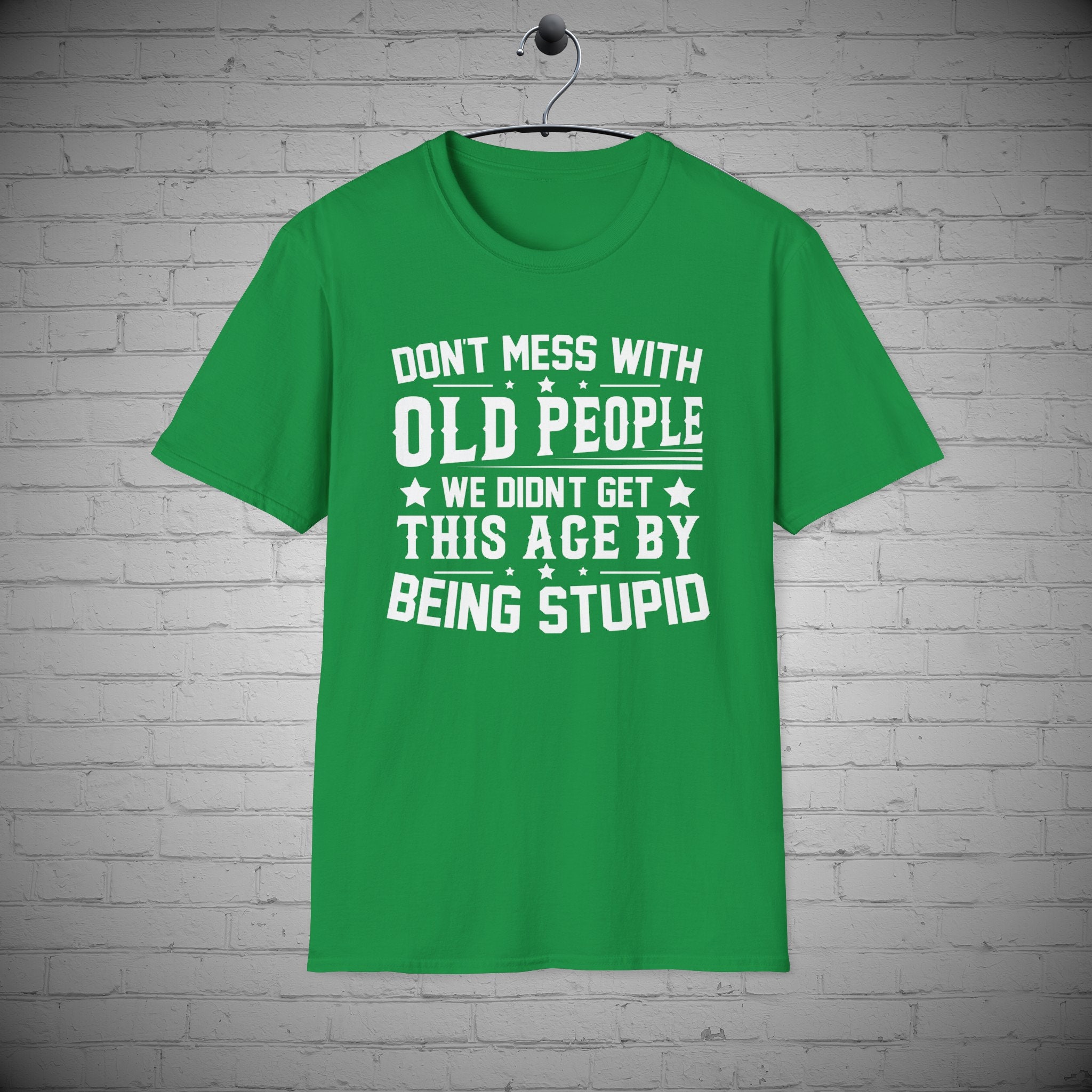 Funny Senior Citizen T-shirt, Old People Tee, Don't Mess With Old ...