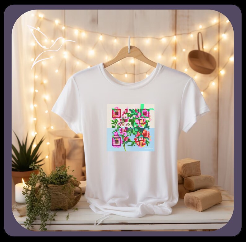 Custom QR Code Tshirt, Unique QR Shirt, Digital Fashion Gift, Barcode ...