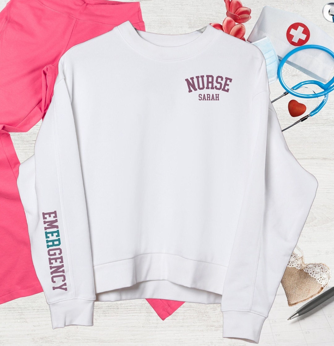 Custom Personalized RN Registered Nurse Name Sweater W/ Personalized ...
