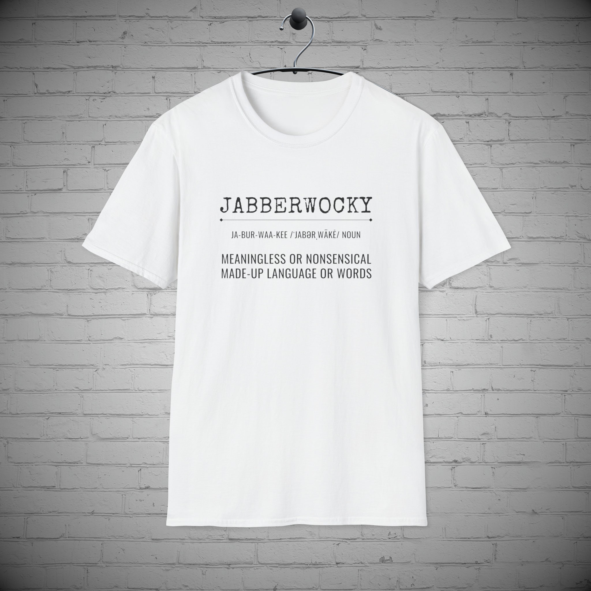 JABBERWOCKY Definition T-shirts, Dictionary Tees, Word Apparel ...