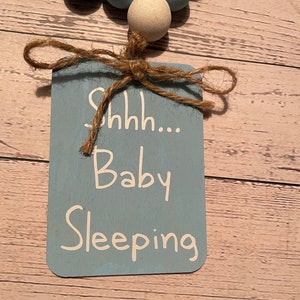 Baby Door Knocker Wooden Beads | Wooden Beads | Tier Tray Decor | - Etsy