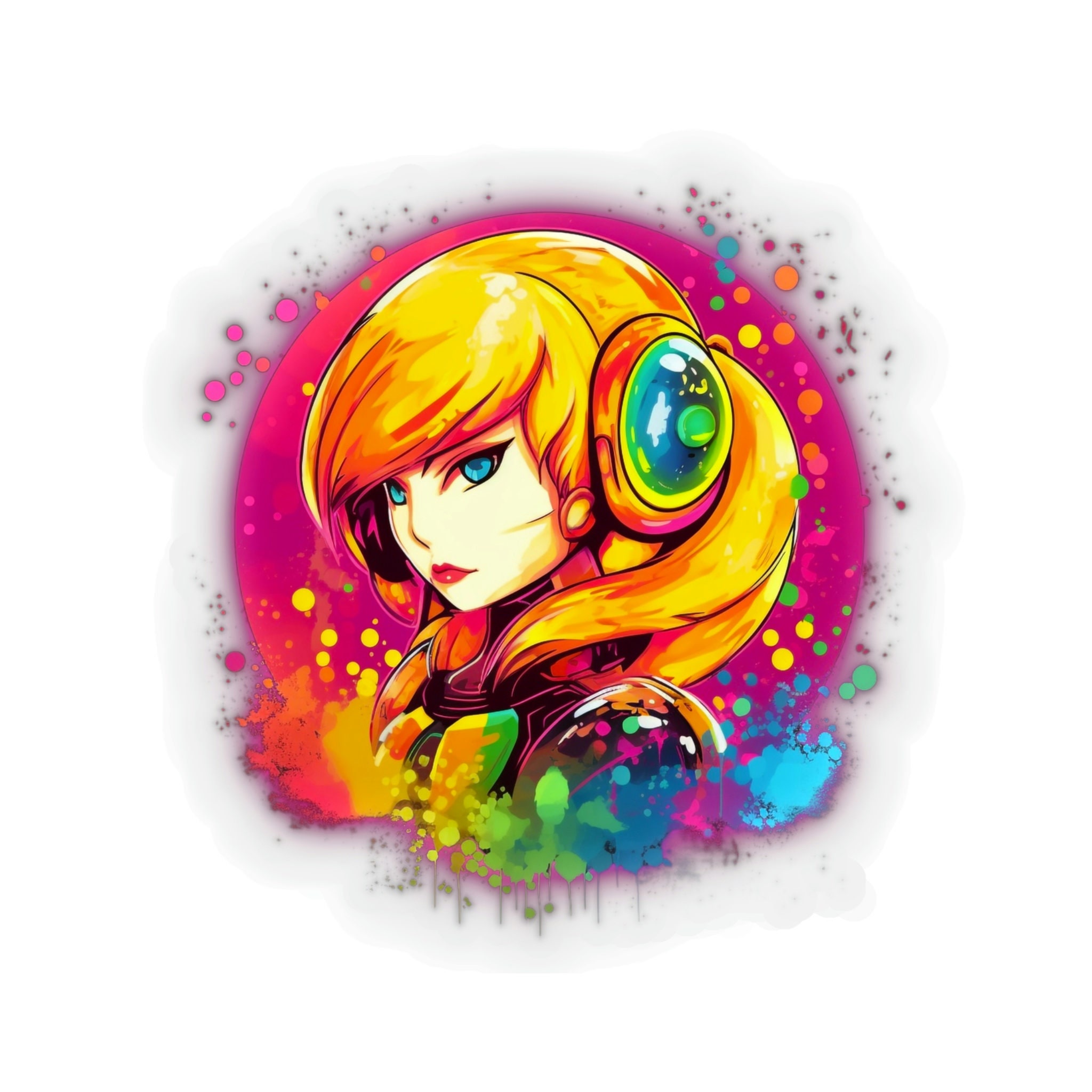Metroid samus Aran Inspired Sticker Video Game Sticker Kiss-cut ...