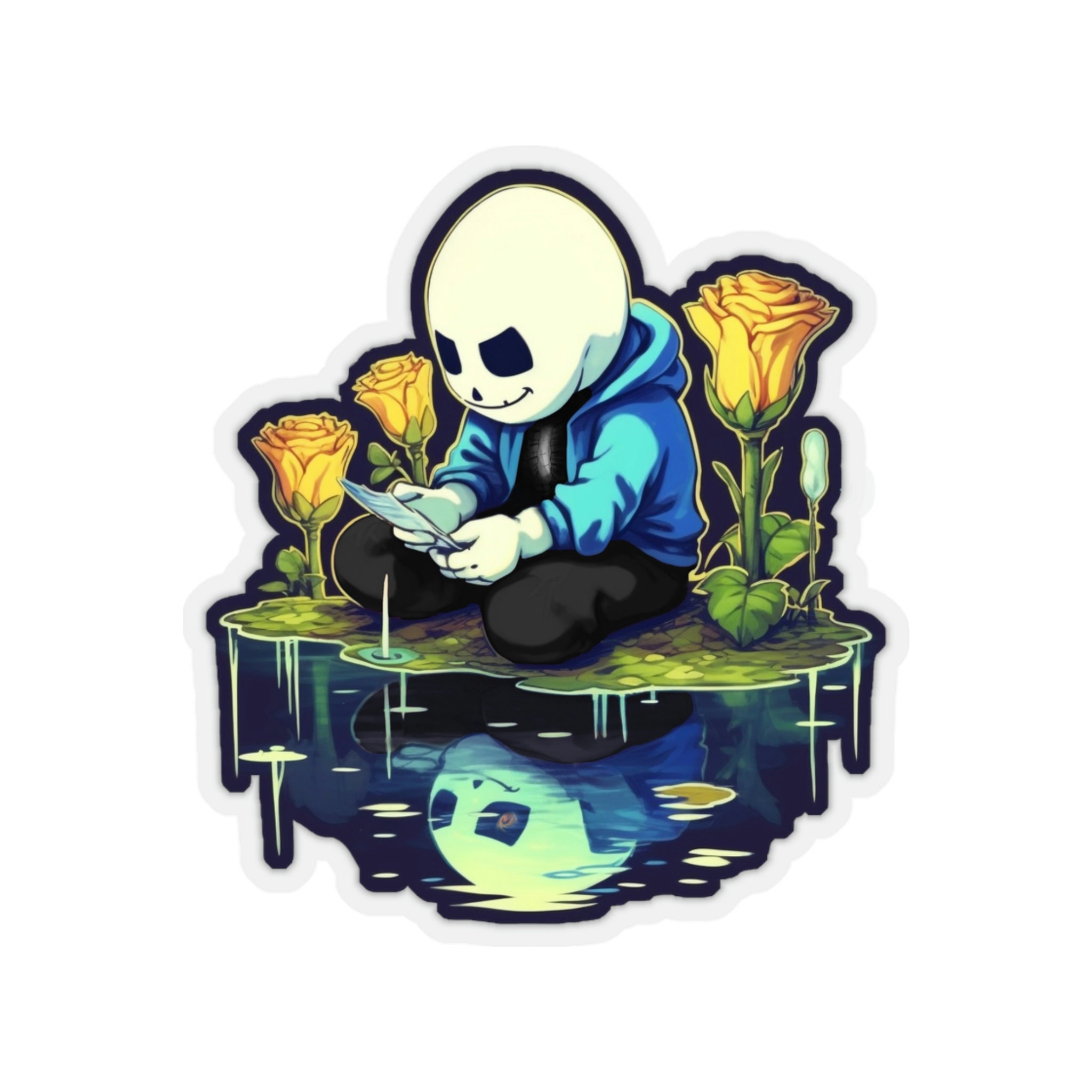 Undertale sans Inspired Sticker Undertale Inspired Video Game Stickers ...