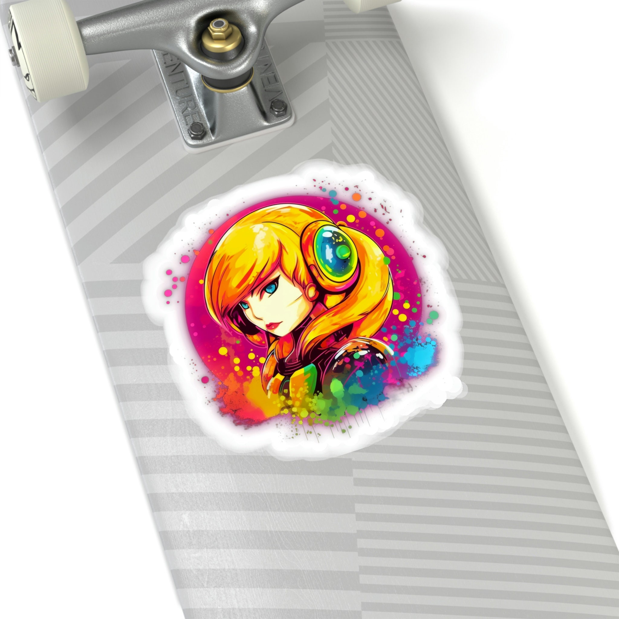 Metroid samus Aran Inspired Sticker Video Game Sticker Kiss-cut ...
