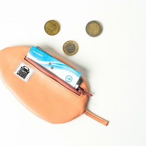 Mouse Coin Purse Genuine Leather Mouse Case Cosmetic Zipper Pouch ...